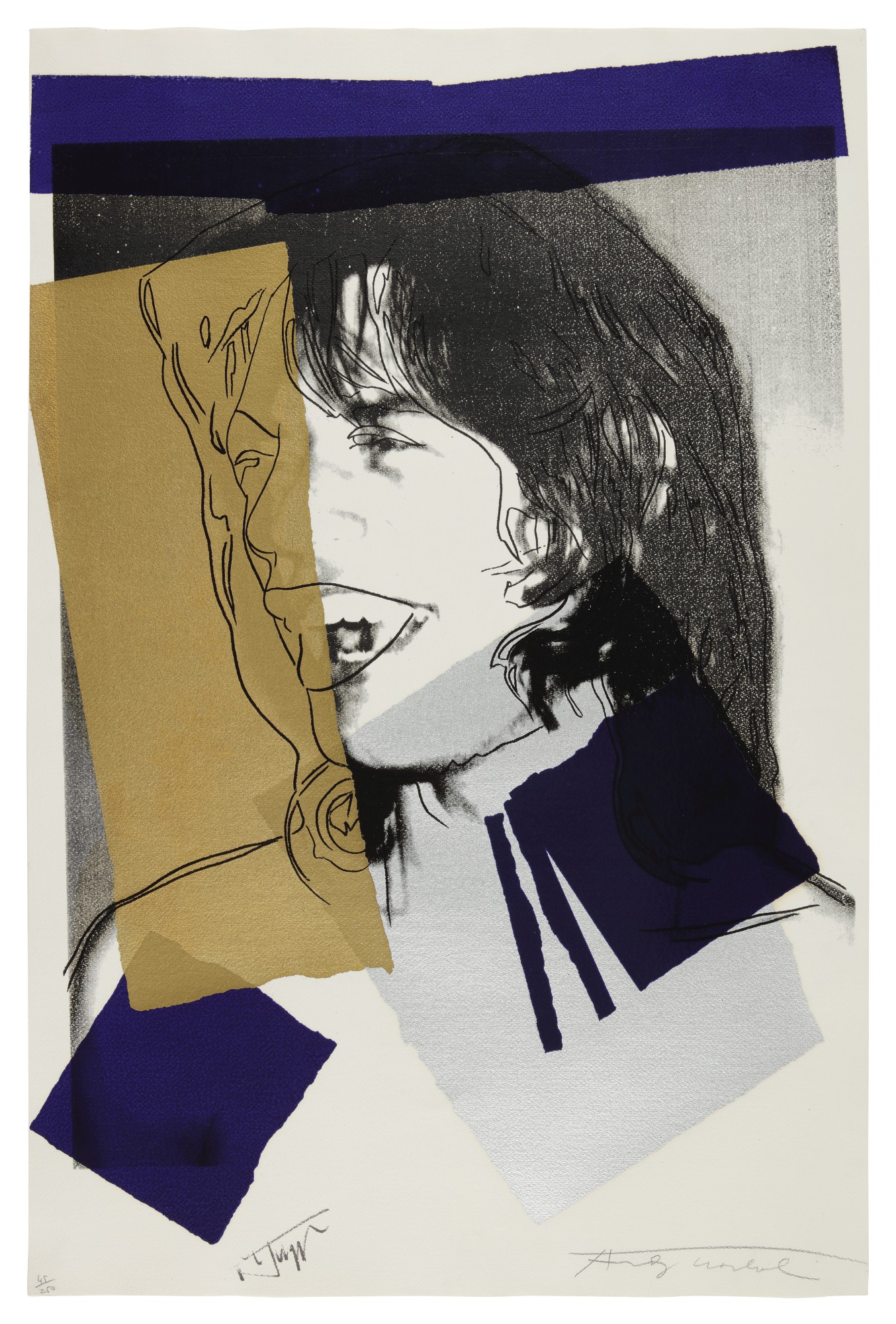 ANDY WARHOL | MICK JAGGER (F. & S. II.142) | Contemporary Prints ...