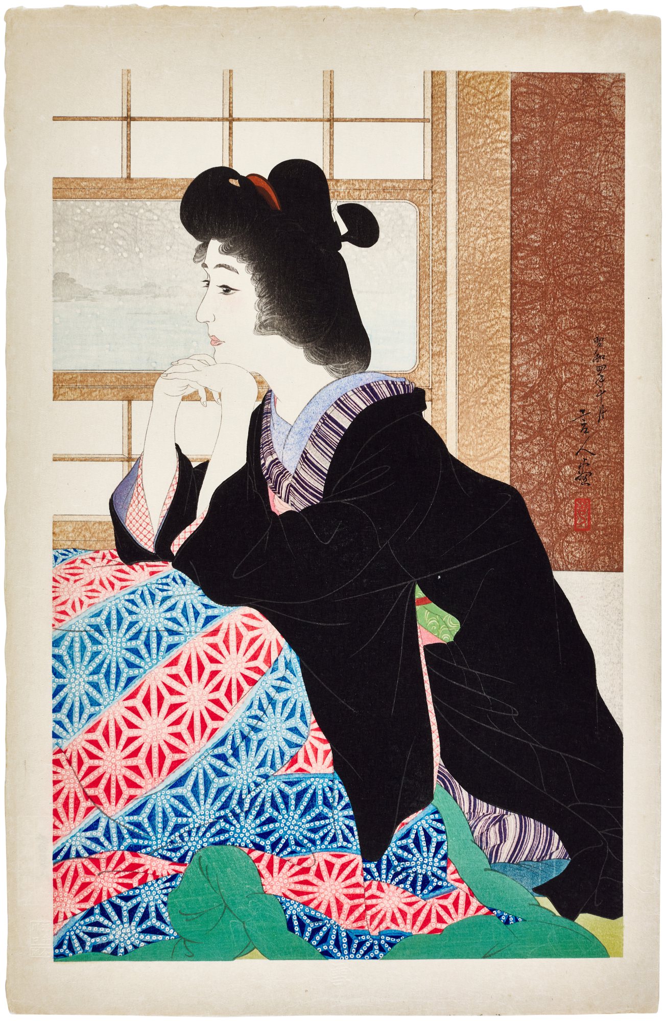 Torii Kotondo (1900-1977) | Snow (Yuki) | Showa period, 20th century | Landscape to City: A ...