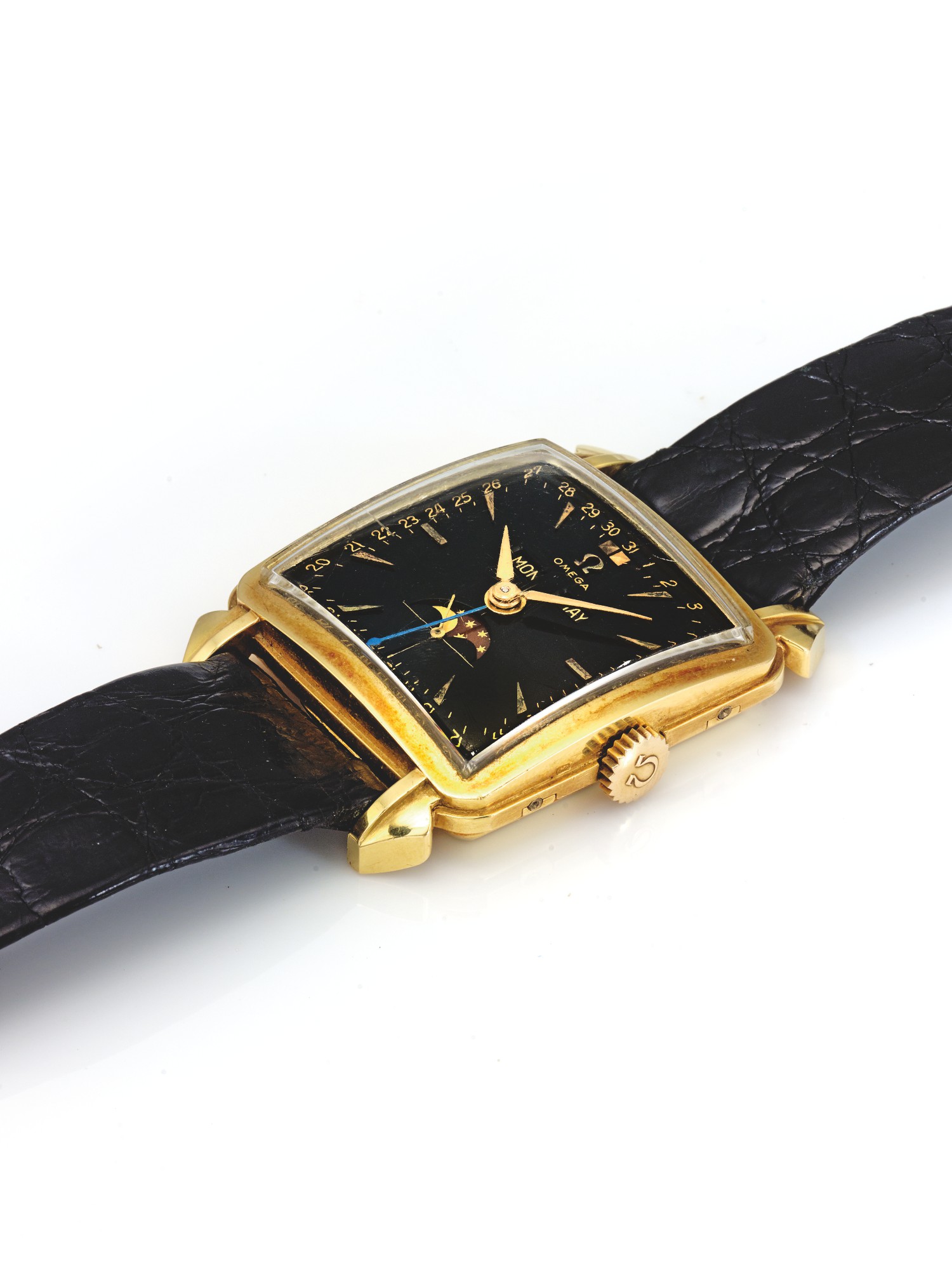 OMEGA | REF OT 3944 COSMIC, A YELLOW GOLD SQUARE TRIPLE CALENDAR ...