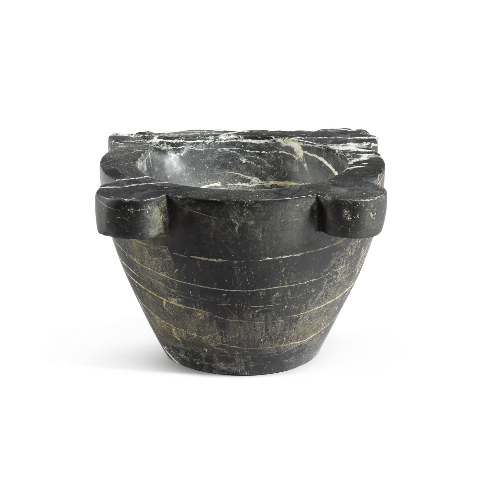 An Italian veined Nero Antico marble mortar, 17th century | Emma ...