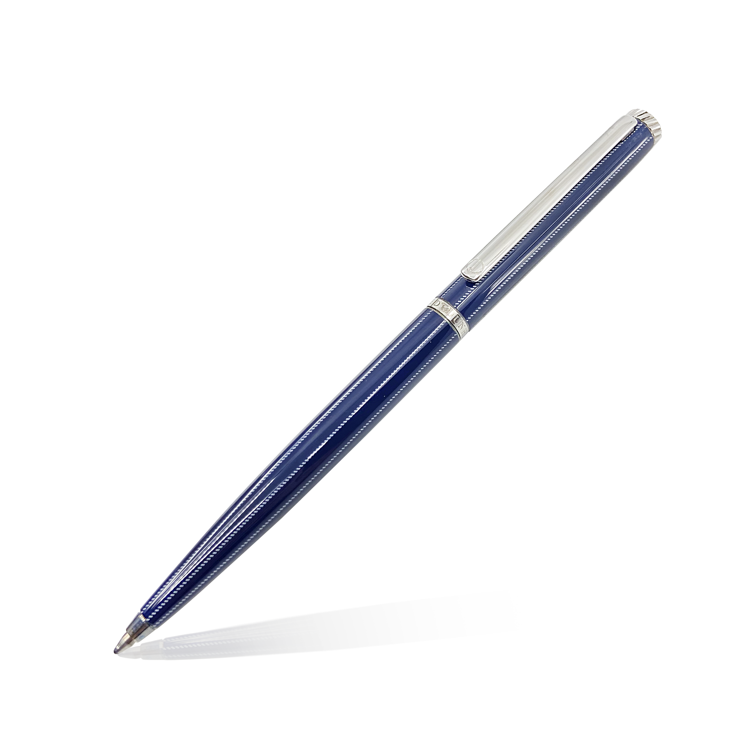 ALFRED DUNHILL Slim Resin And Platinum Ballpoint Pen Available For ...