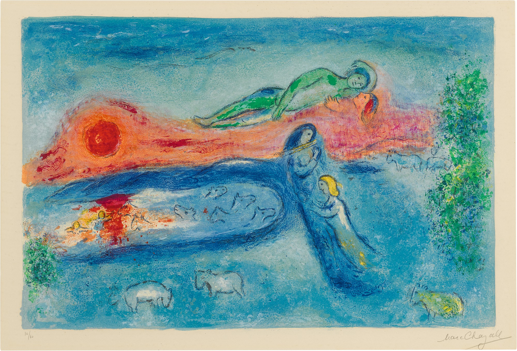 MARC CHAGALL | DEATH OF DORCON (M. 320; SEE C. BKS. 46) | Important ...
