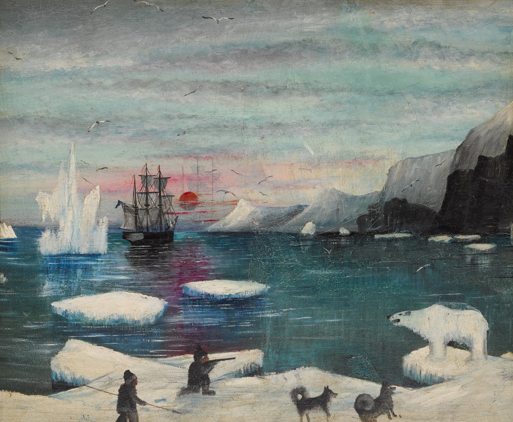 Admiral Perry's Trip to the North Pole | Americana, Furniture, Folk Art ...