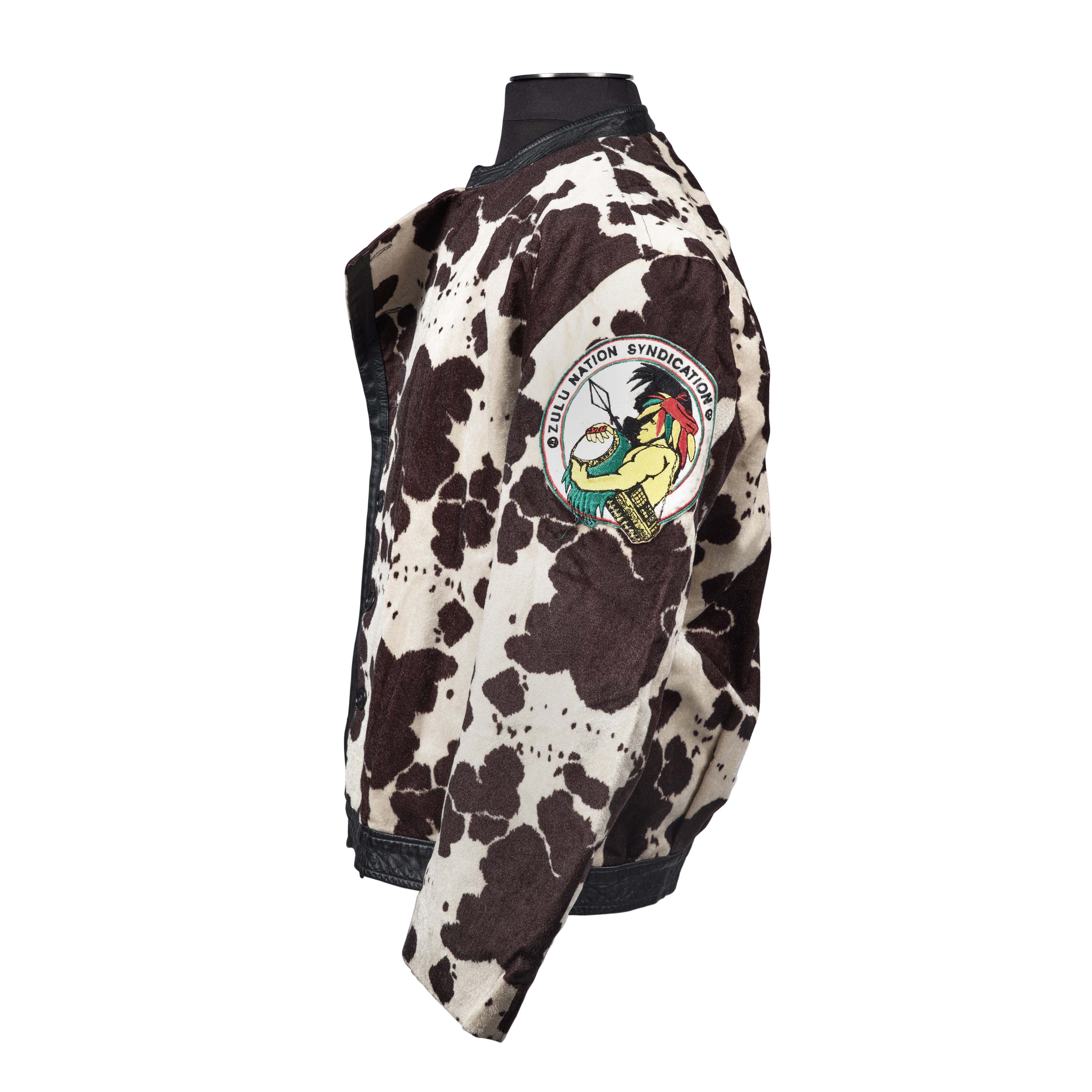 Afrika Islam's custom Rhyme Syndicate jacket, [1991] | The Art and ...