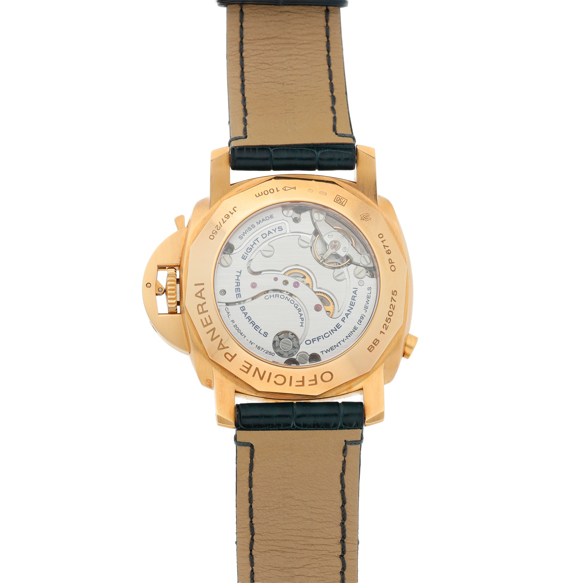 Reference PAM00277 Luminor 1950 8 Days Chrono Monopulsante GMT A ...