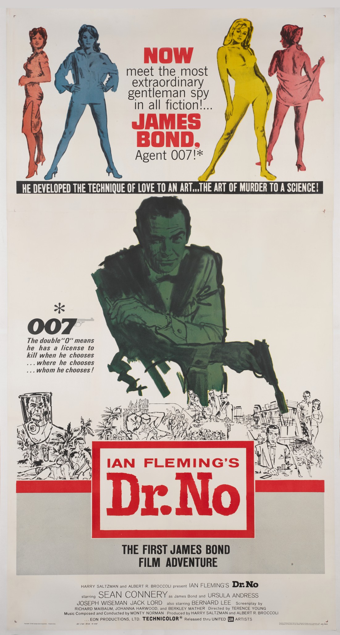 DR. NO (1962) POSTER, US | James Bond Film Posters | 2020 | Sotheby's