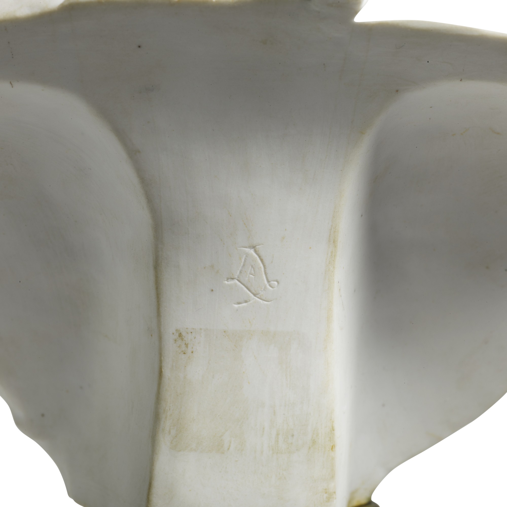 A biscuit porcelain bust of Paul I, after the model by August Spiess ...