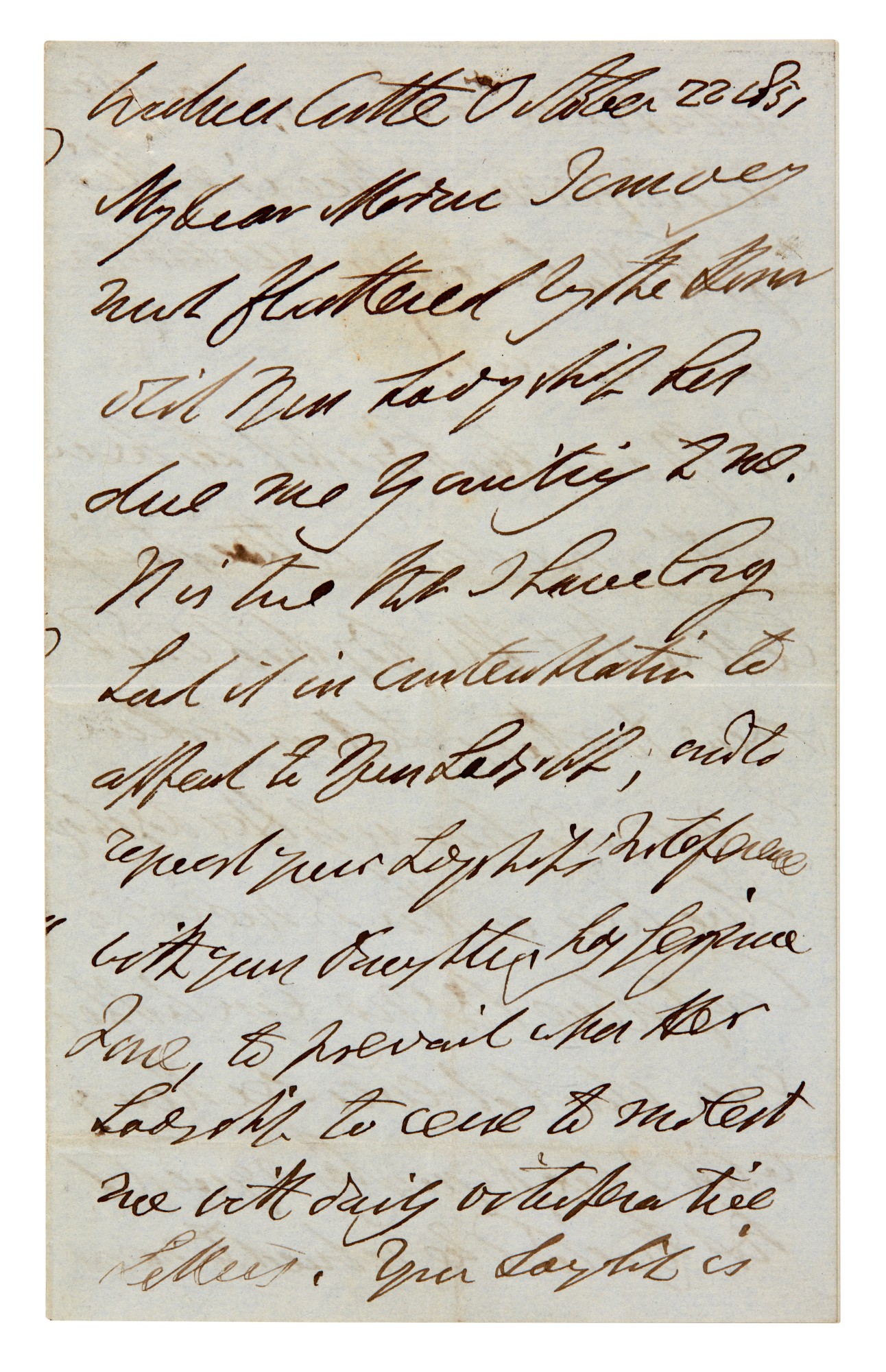 Duke of Wellington | autograph letter signed, to the Dowager Countess ...