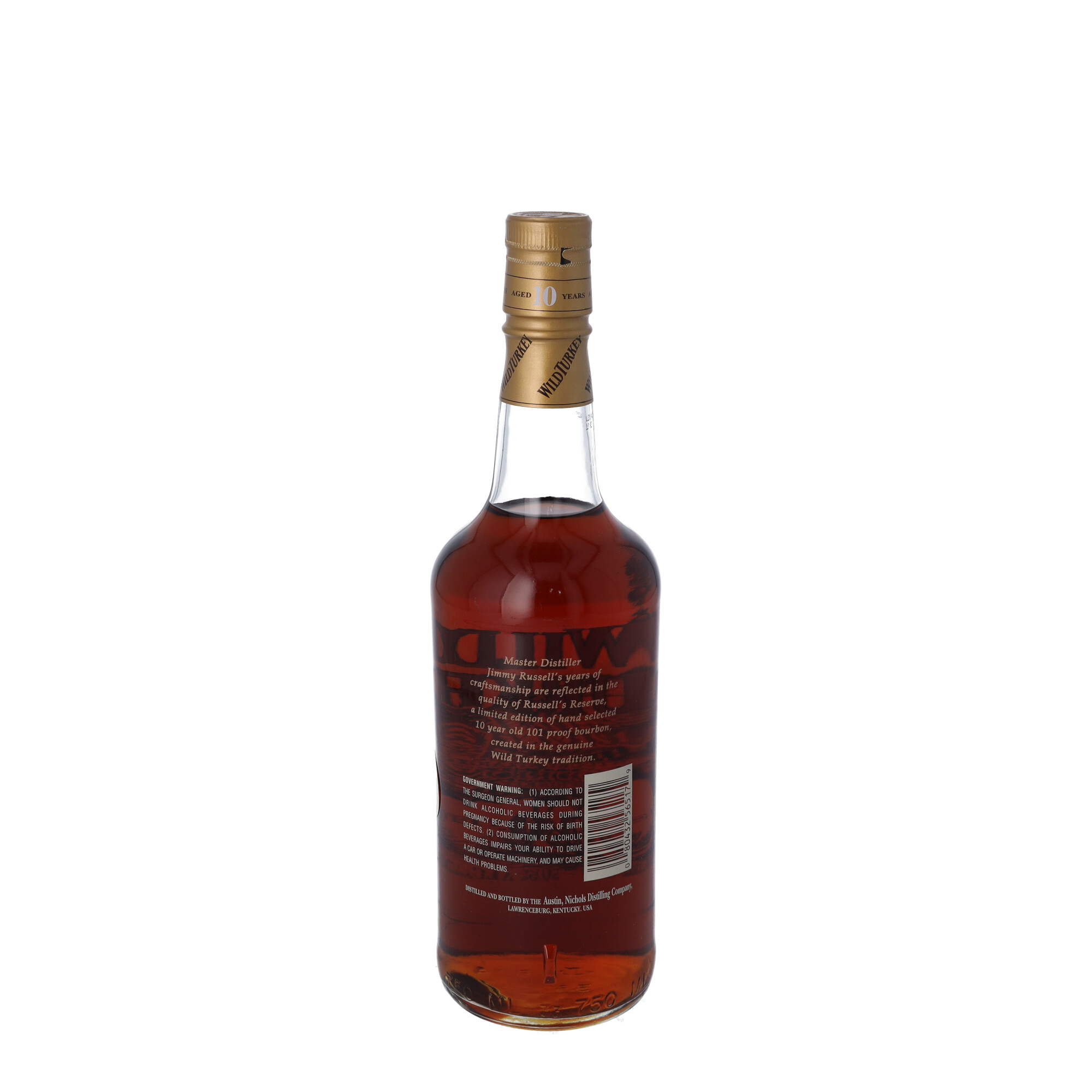 Wild Turkey Russell's Reserve 10 Year Old 101 proof NV (1 BT75) | Rare ...