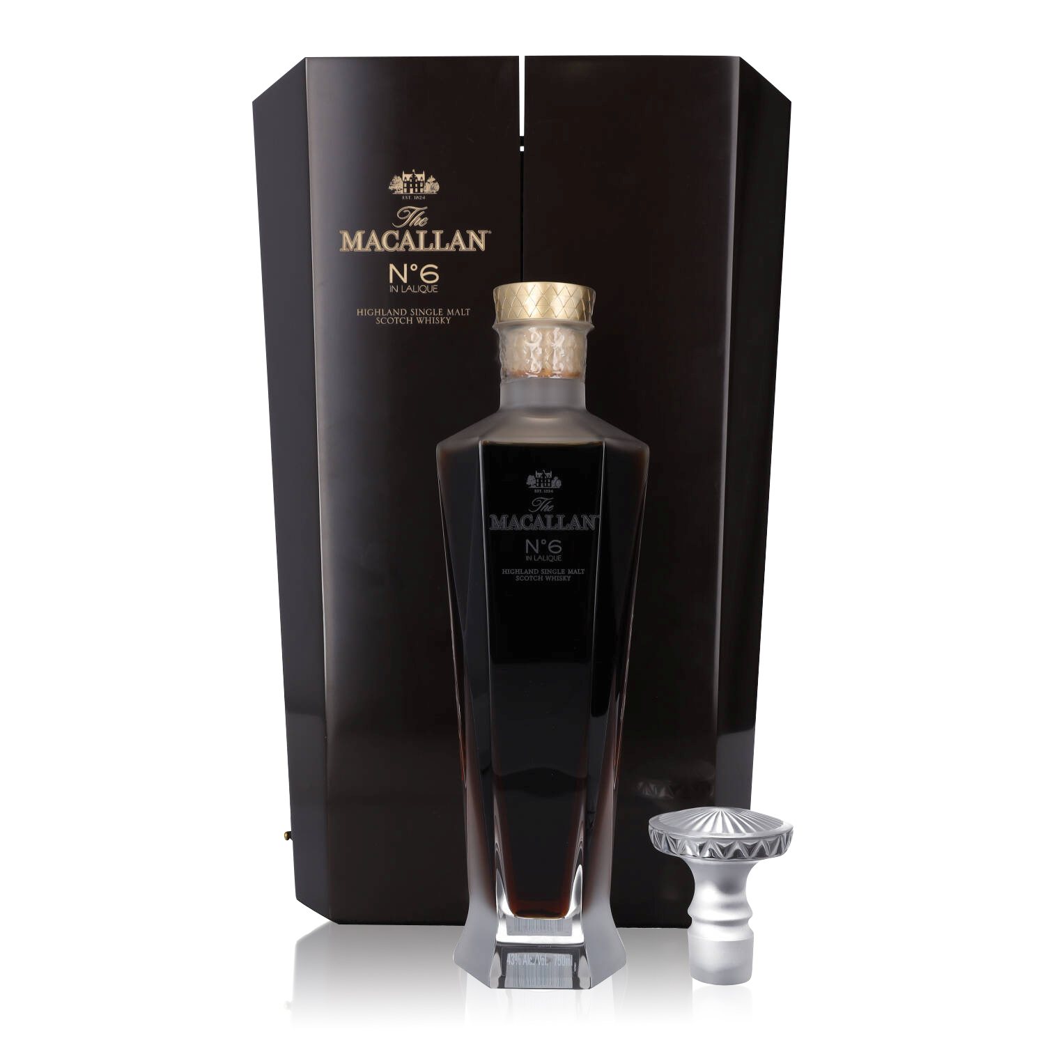 The Macallan No. 6 In Lalique Decanter 43.0 abv NV (1 BT75) | Whisky ...