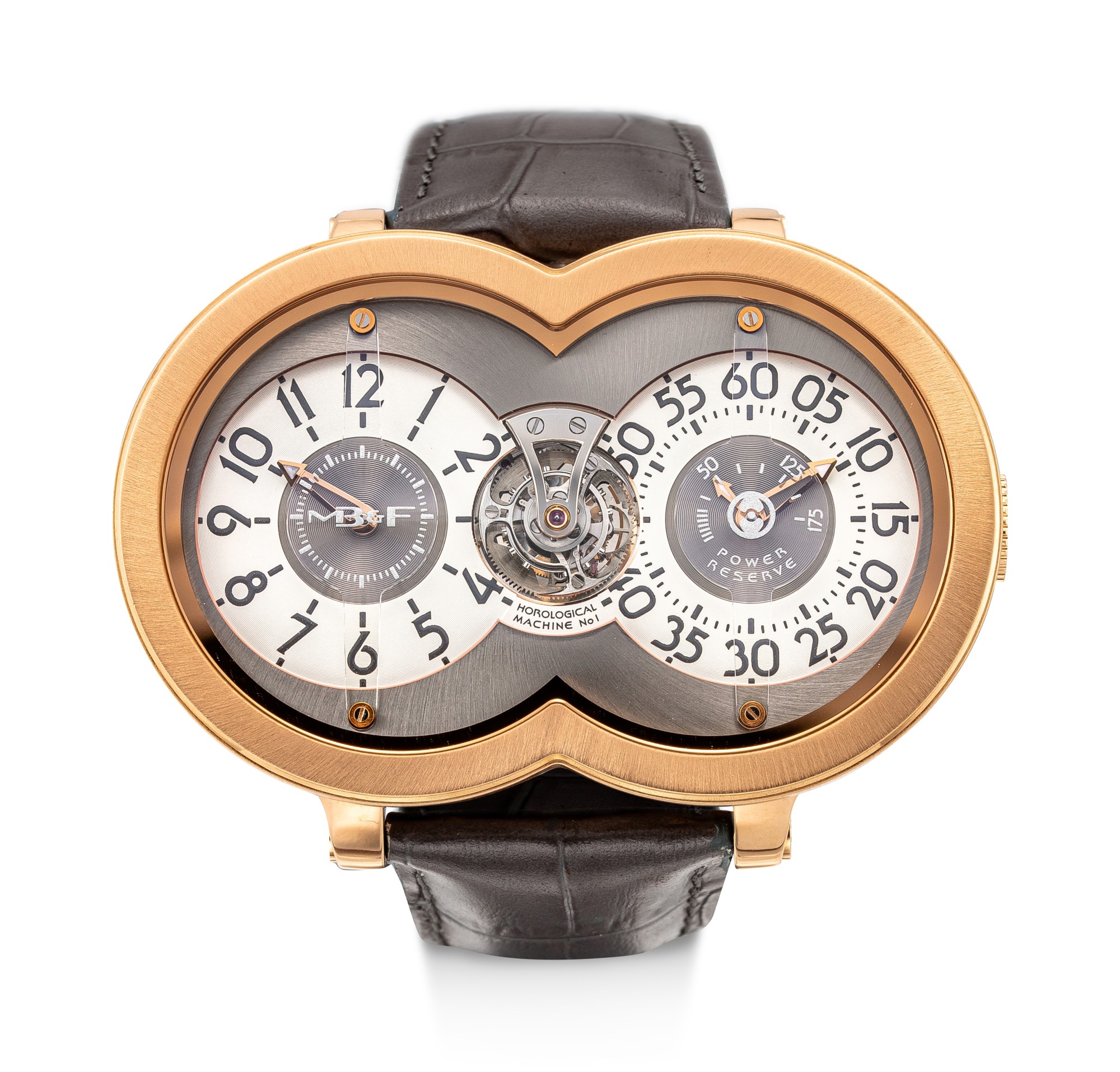 MB&F | HOROLOGICAL MACHINE N°1 | A LIMITED EDITION PINK GOLD SEMI ...