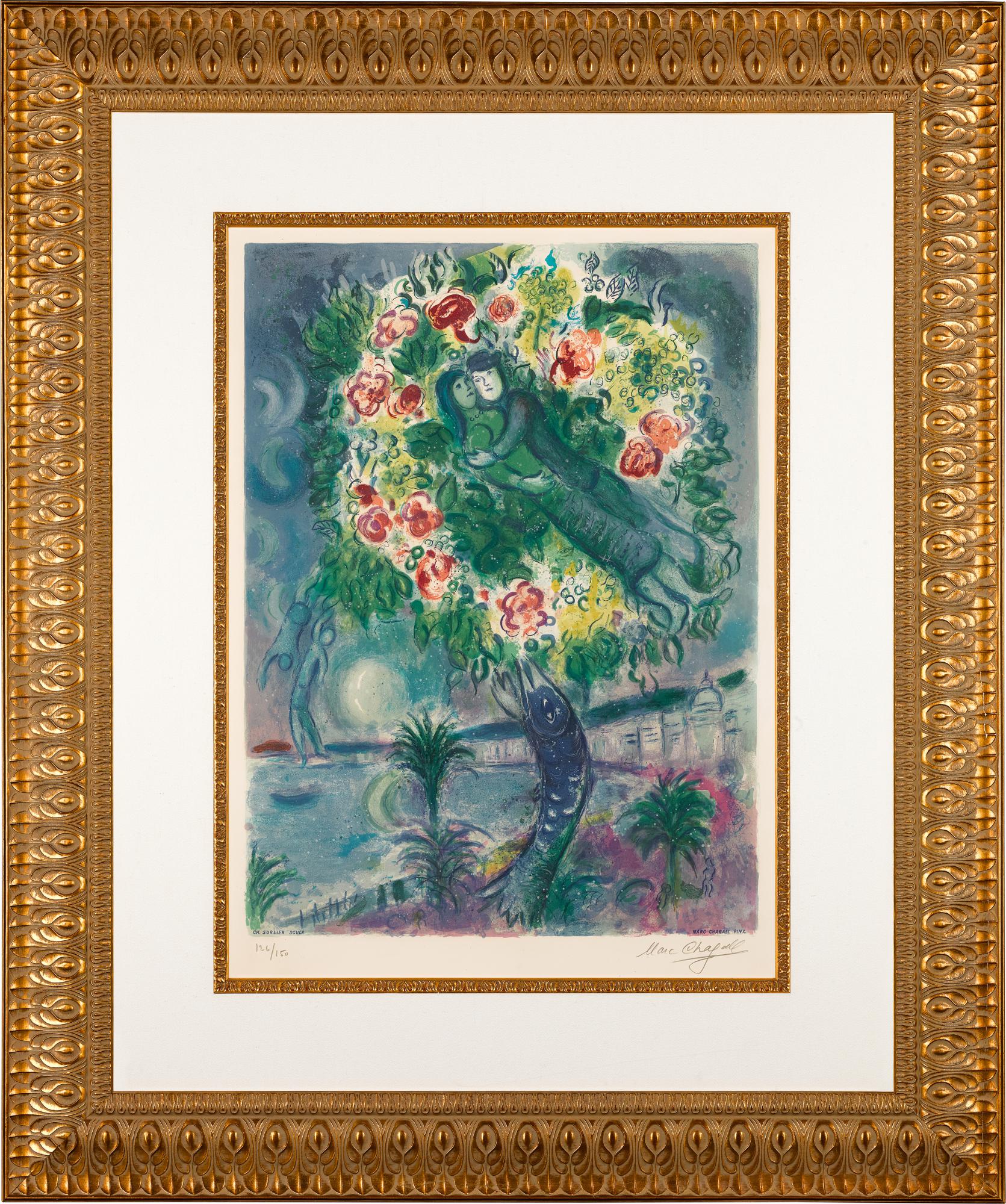 AFTER MARC CHAGALL | COUPLE ET POISSON (M. CS. 34) | Marc Chagall’s ...