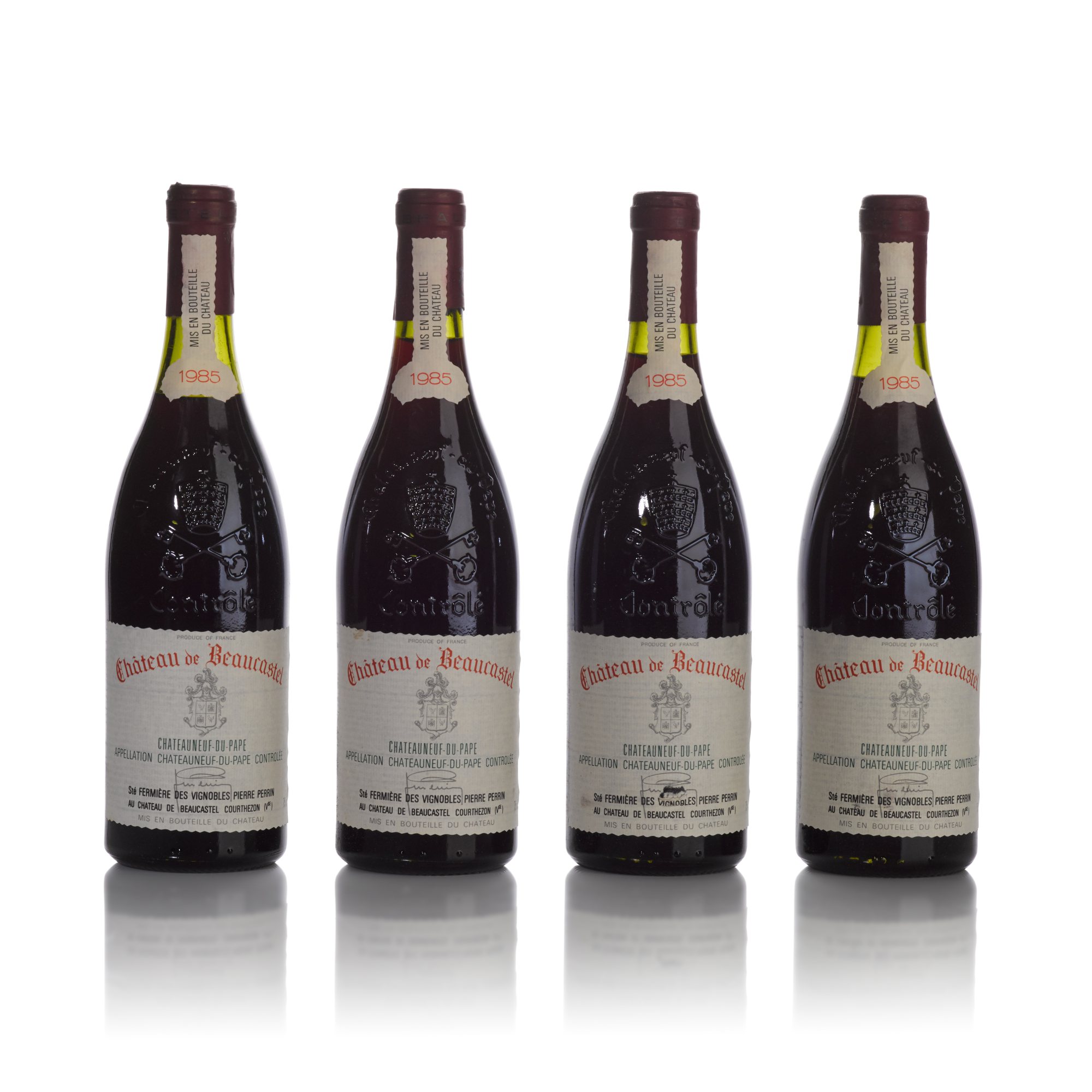 Château de Beaucastel Rouge 1985 (12 BT) | The Adrian Bowden Collection ...