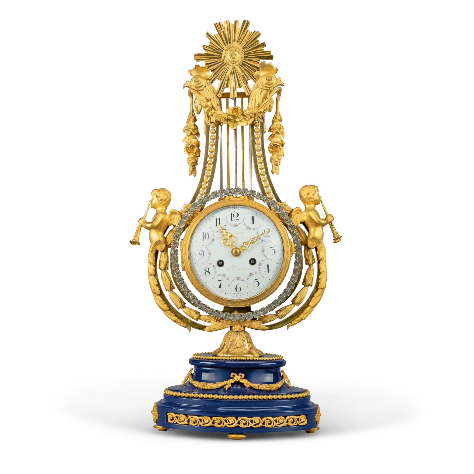 A LOUIS XVI-STYLE GILT-BRONZE LYRE CLOCK, FRENCH, CIRCA 1880 | New ...