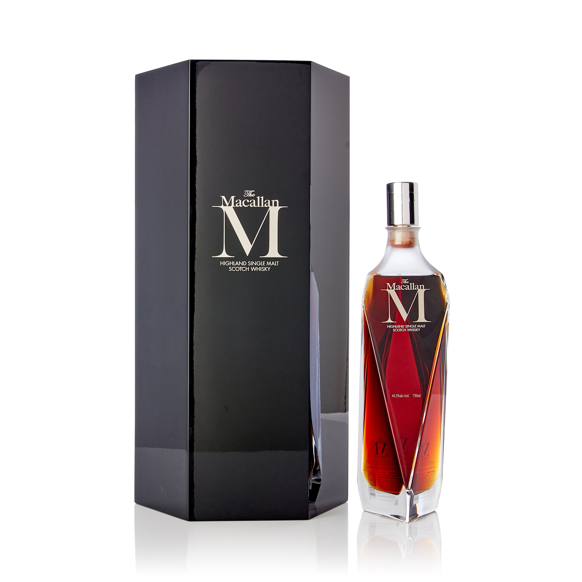 The Macallan M Decanter 2014 Release 44.5 abv NV (1 BT70) | Distilled ...