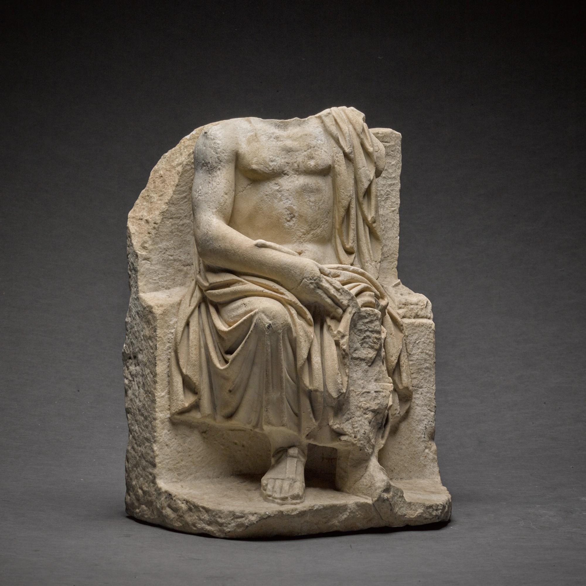 A ROMAN MARBLE STATUE OF ZEUS ENTHRONED, CIRCA 2ND CENTURY A.D. | BC/AD ...
