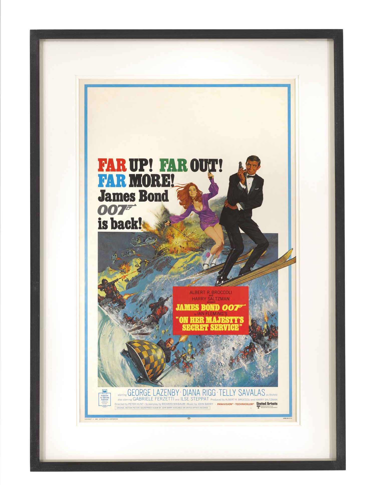 ON HER MAJESTY'S SECRET SERVICE (1969) POSTER, US | Original Film ...