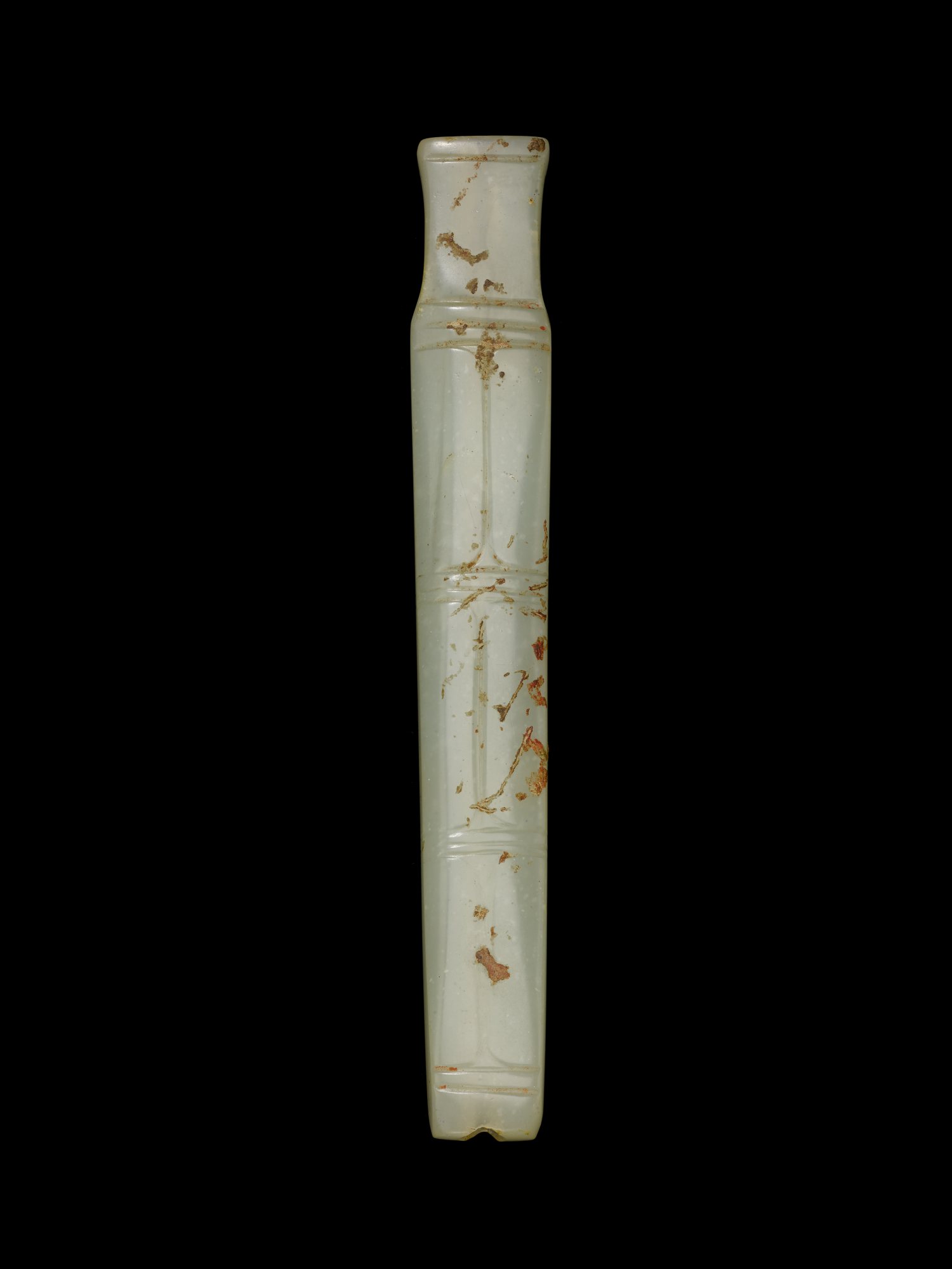 A white jade handle, Shang dynasty | 商 白玉柄形器 | HOTUNG | 何東 The Personal ...
