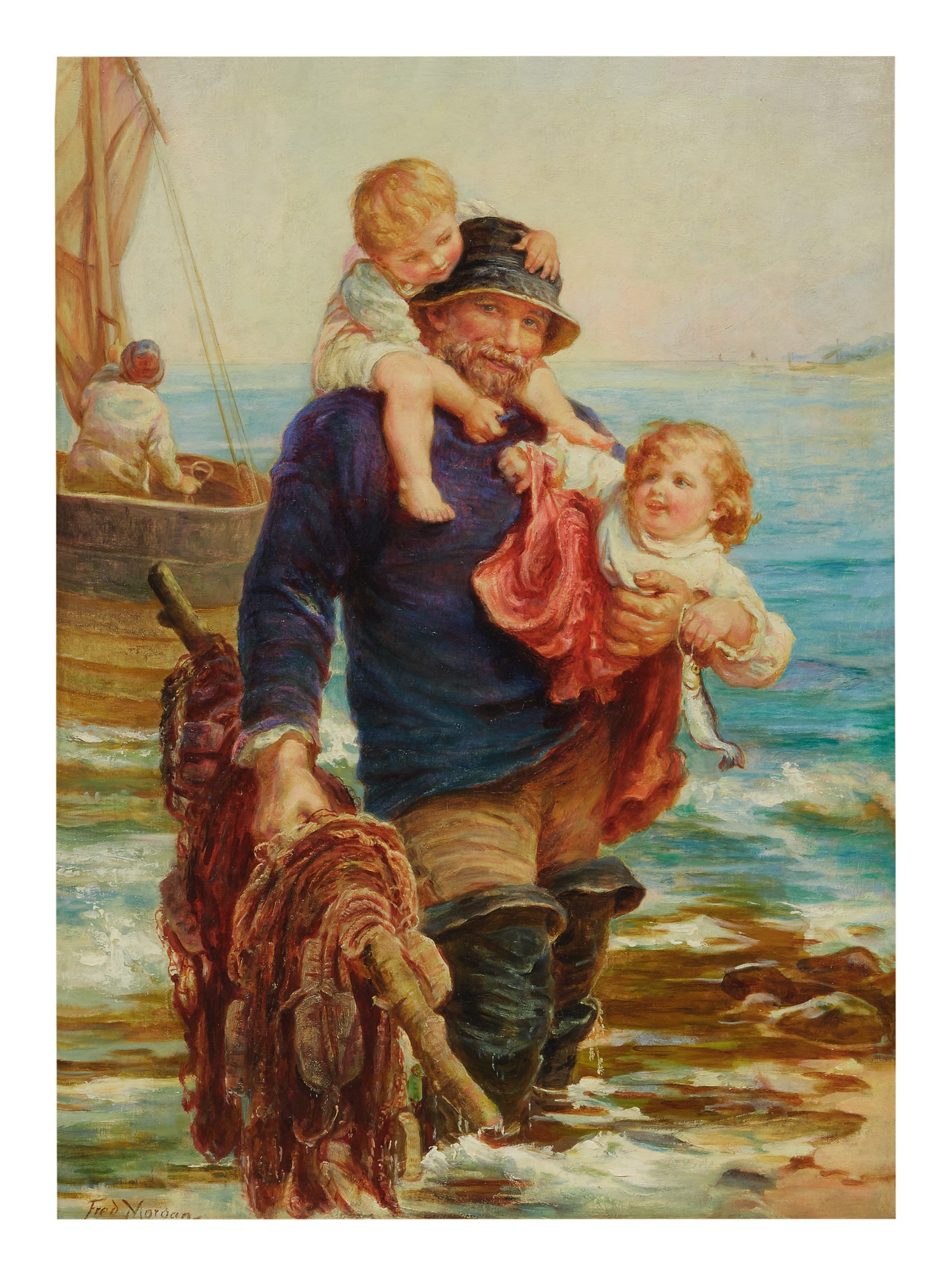 FREDERICK MORGAN | THE FERRY | 19th Century European Art | 2020 | Sotheby's