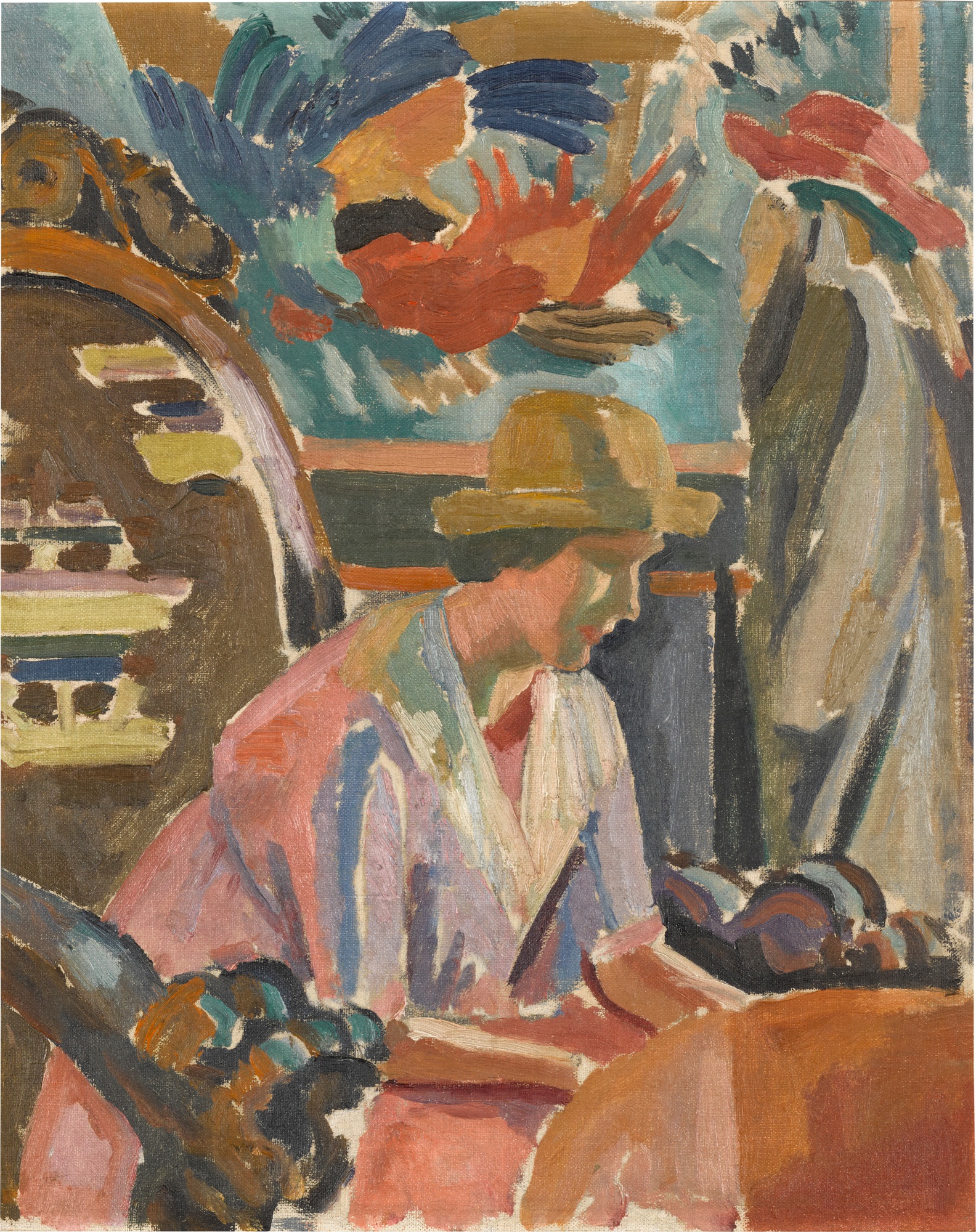 Lady Seated in an Interior | Modern British Art | 2023 | Sotheby's