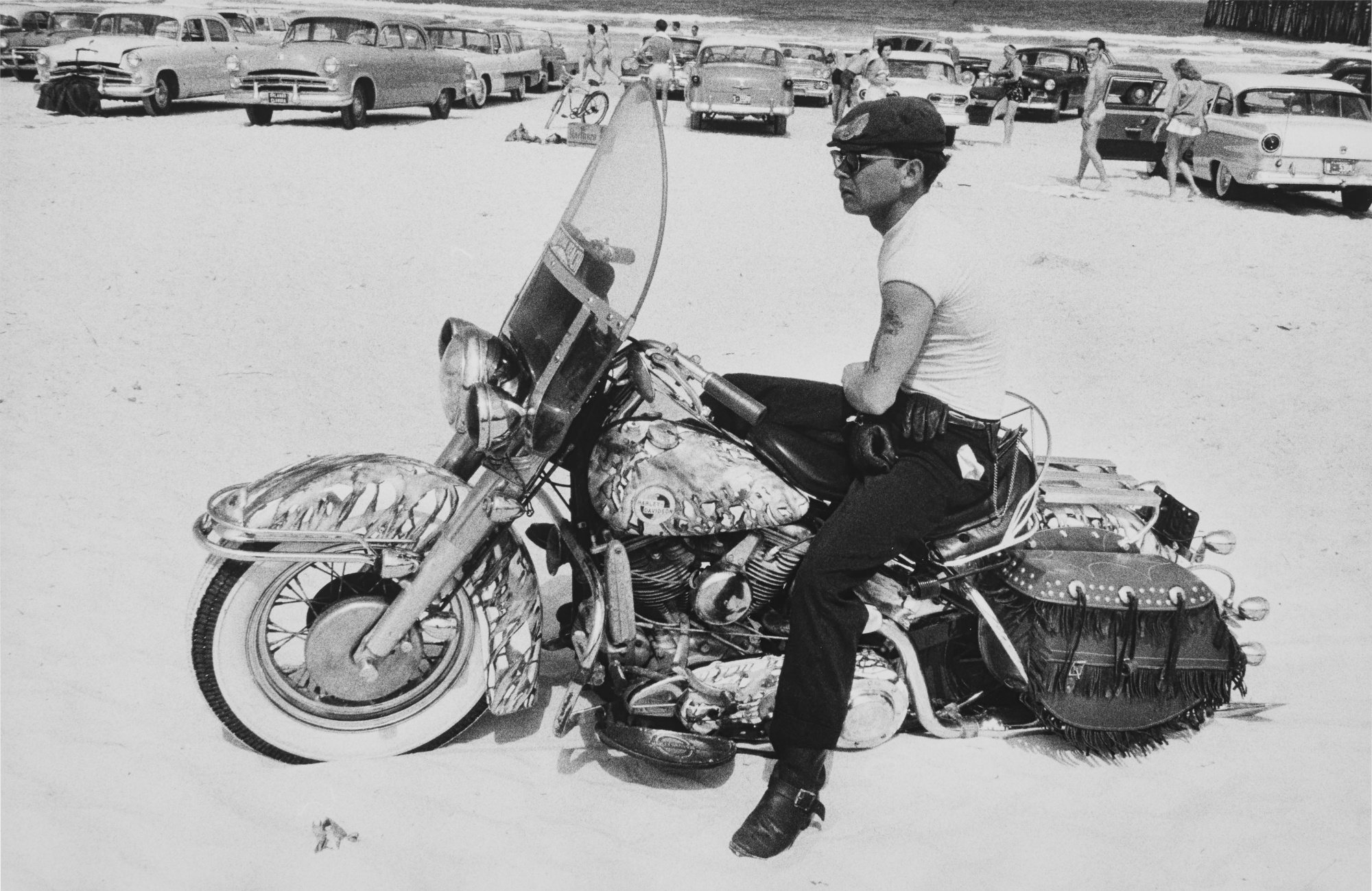 'Daytona Fla.' (Biker) | On the Road: Photographs by Robert Frank from ...