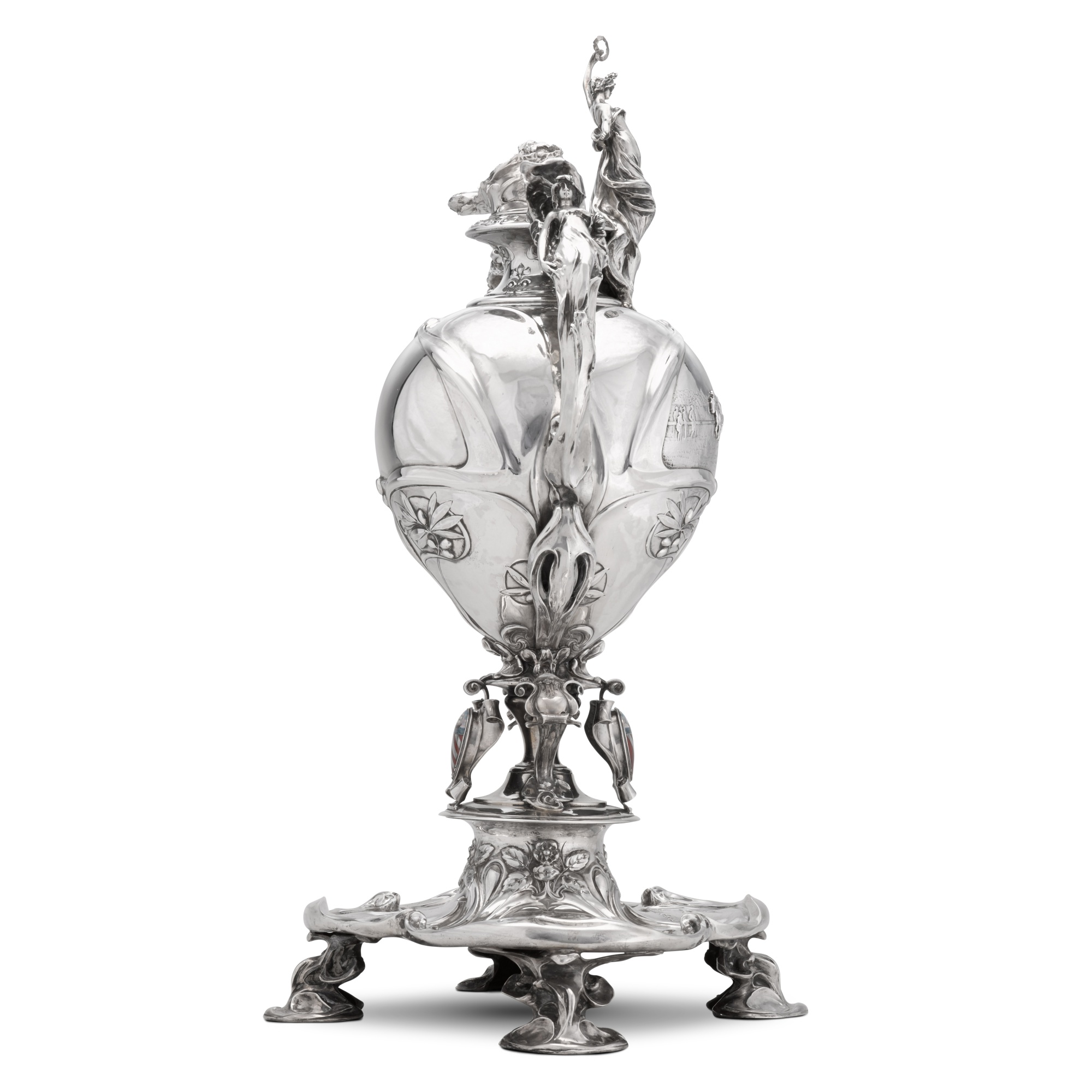 The Manchester Cup, 1904. A spectacular Art Nouveau silver racing ...