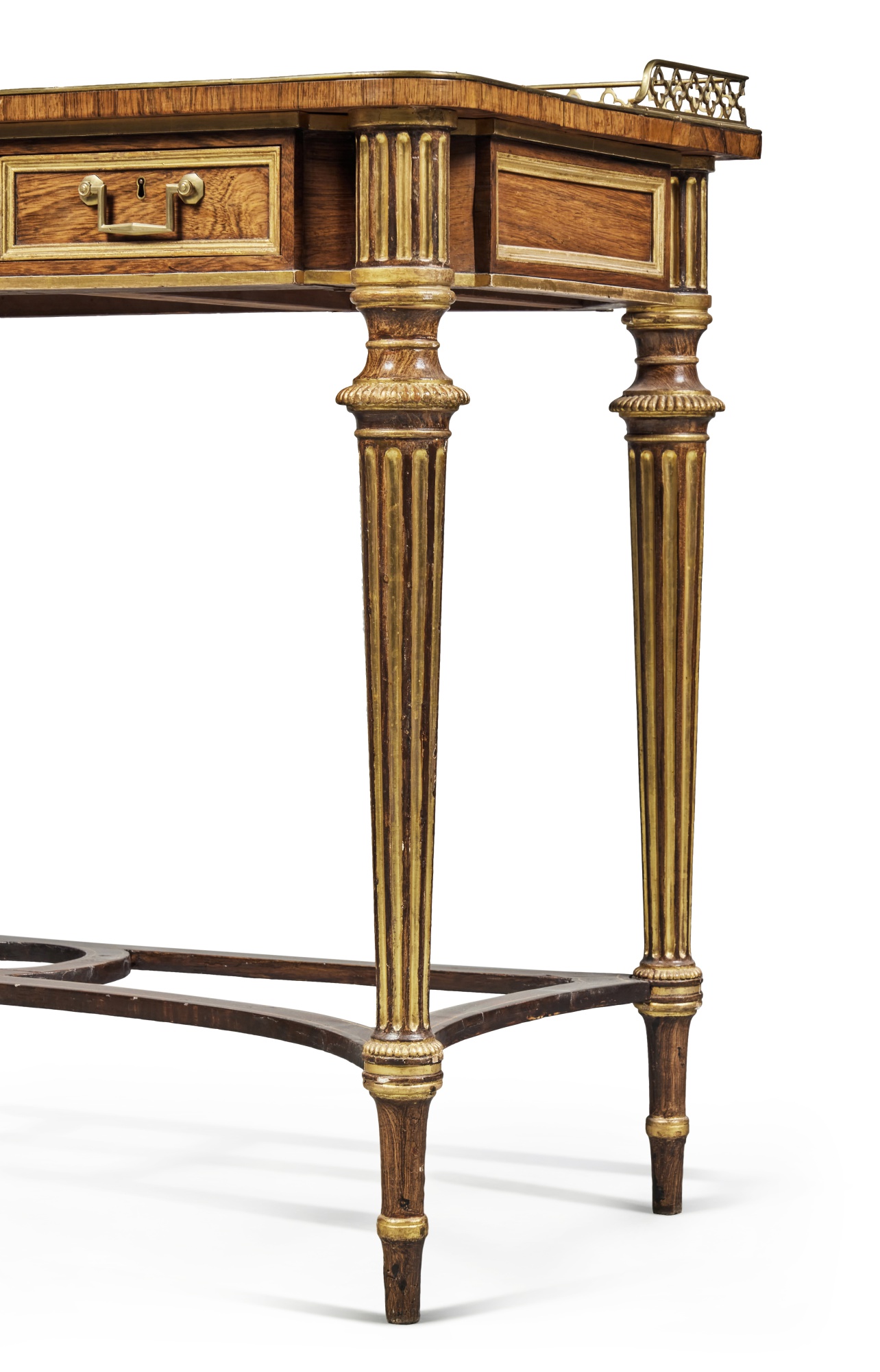 Two Regency Gilt Bronze-Mounted Rosewood and Parcel-Gilt Simulated ...