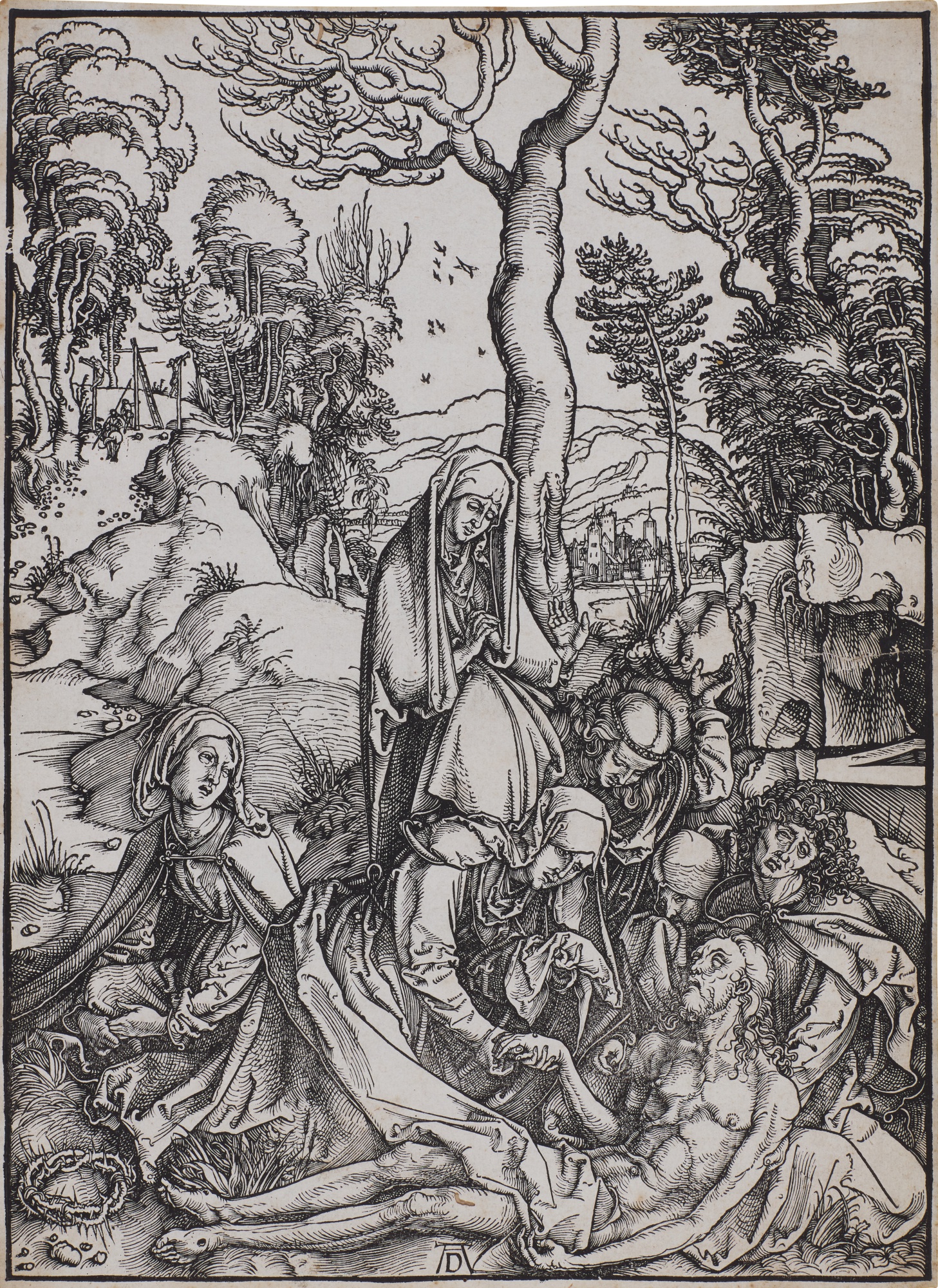 The Lamentation (B. 13; M., Holl. 122) | Old Master Prints | 2022 ...