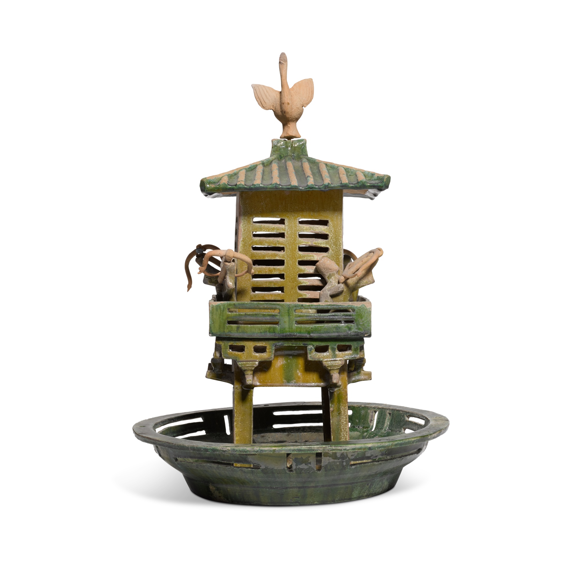A green-glazed pottery watchtower, Han dynasty | HOTUNG | 何東 The ...