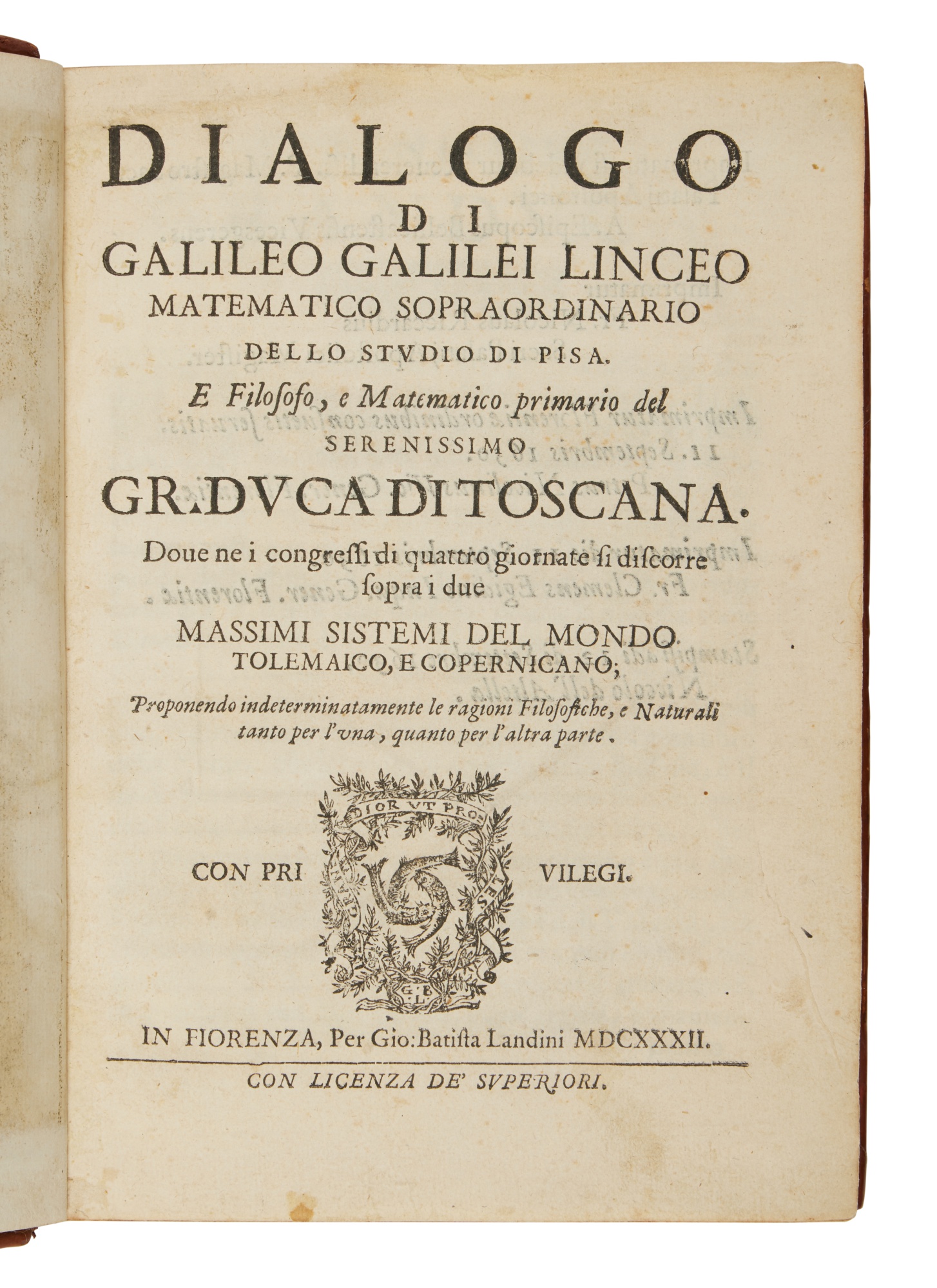 Galilei | A defense of the Copernican system of heliocentrism | Fine ...