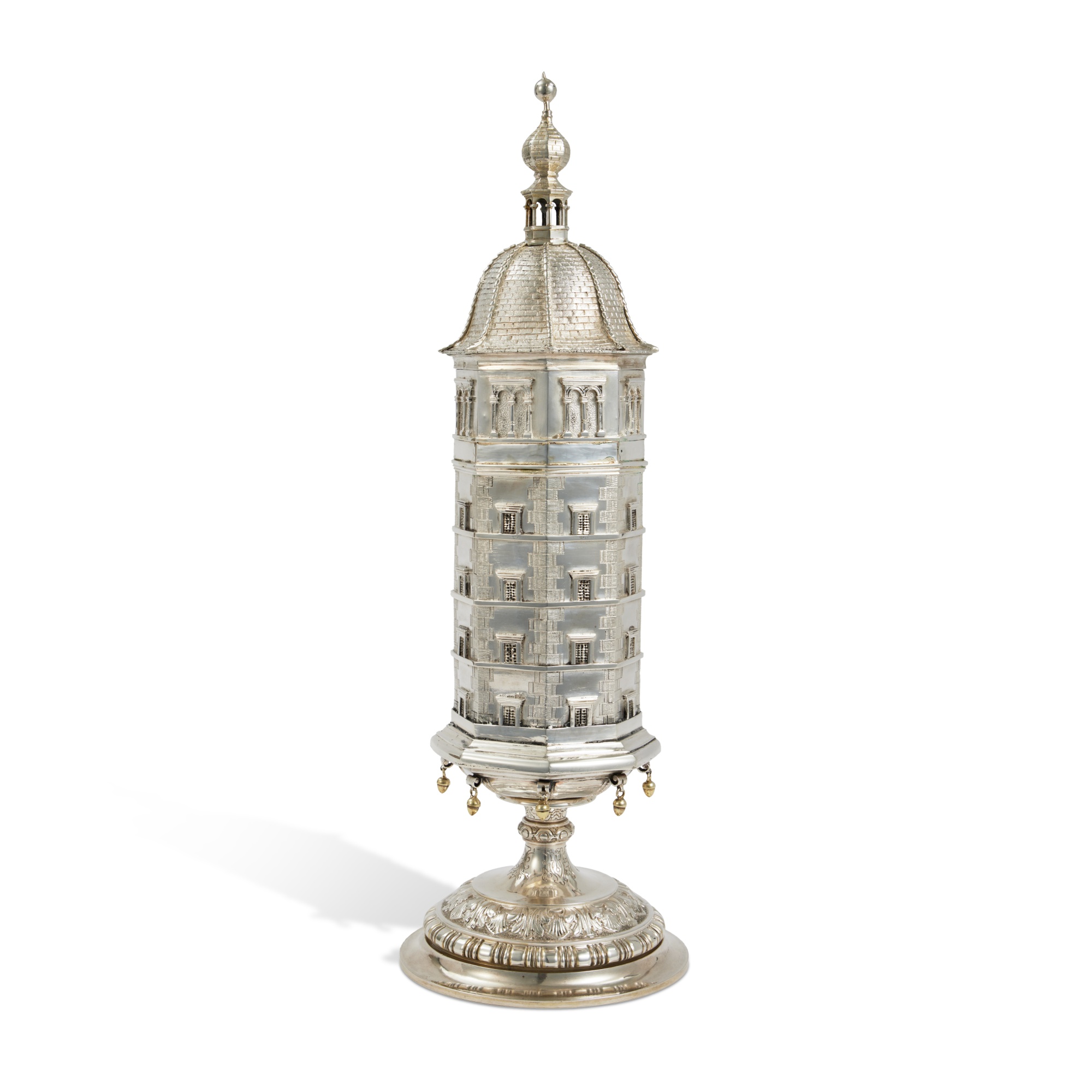 A Large Austrian Silver Spice Tower, Late 19th Century | The Halpern ...