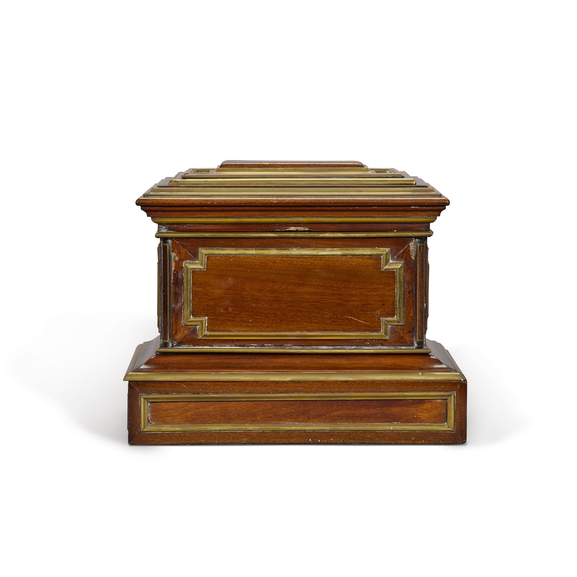 A French brass-mounted mahogany casket, 19th century | Design 17/20 ...