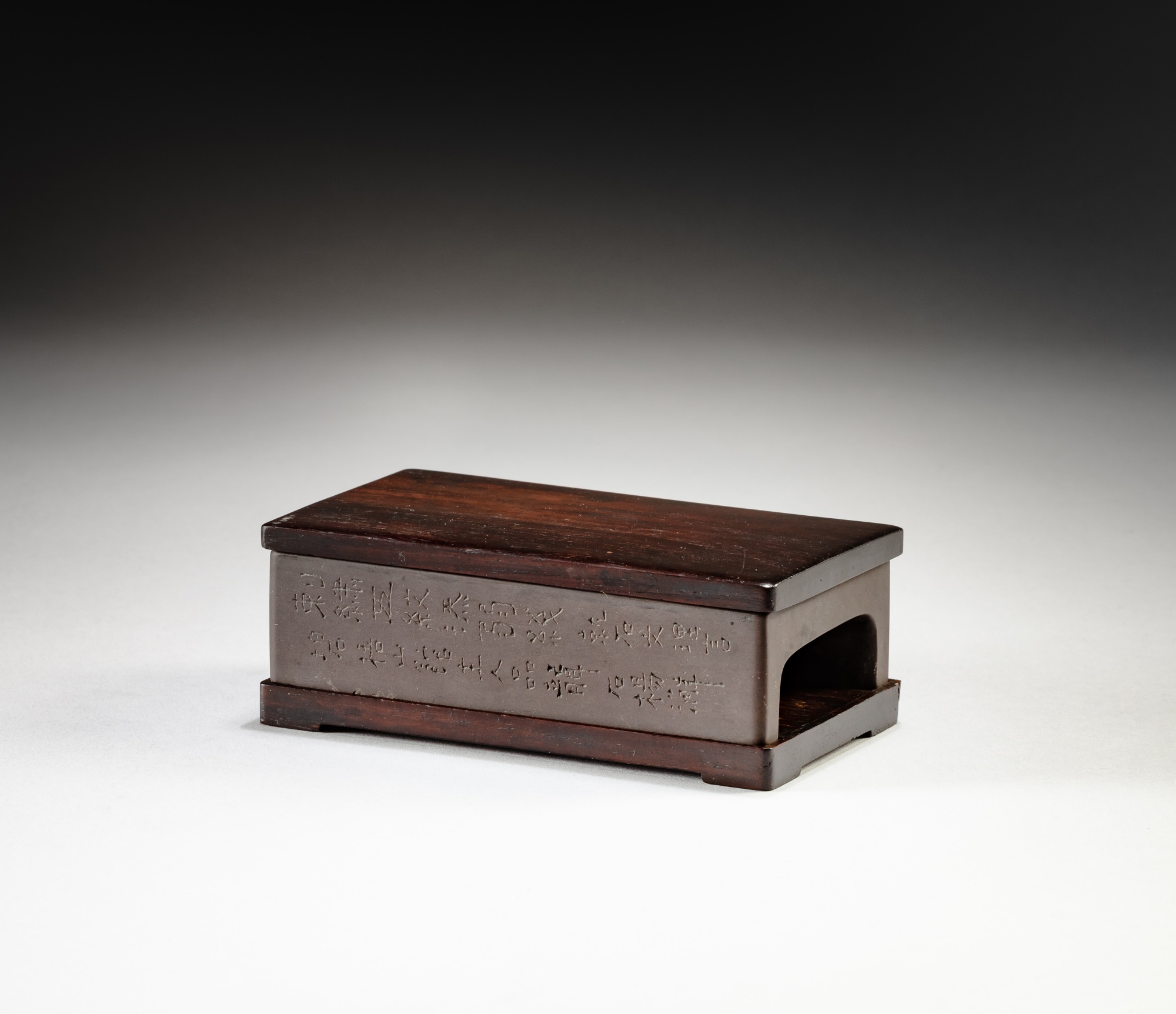 An inscribed Duan ink stone, Qing dynasty | 清 雕詩文筆掭 | Asian Arts / 5000 ...