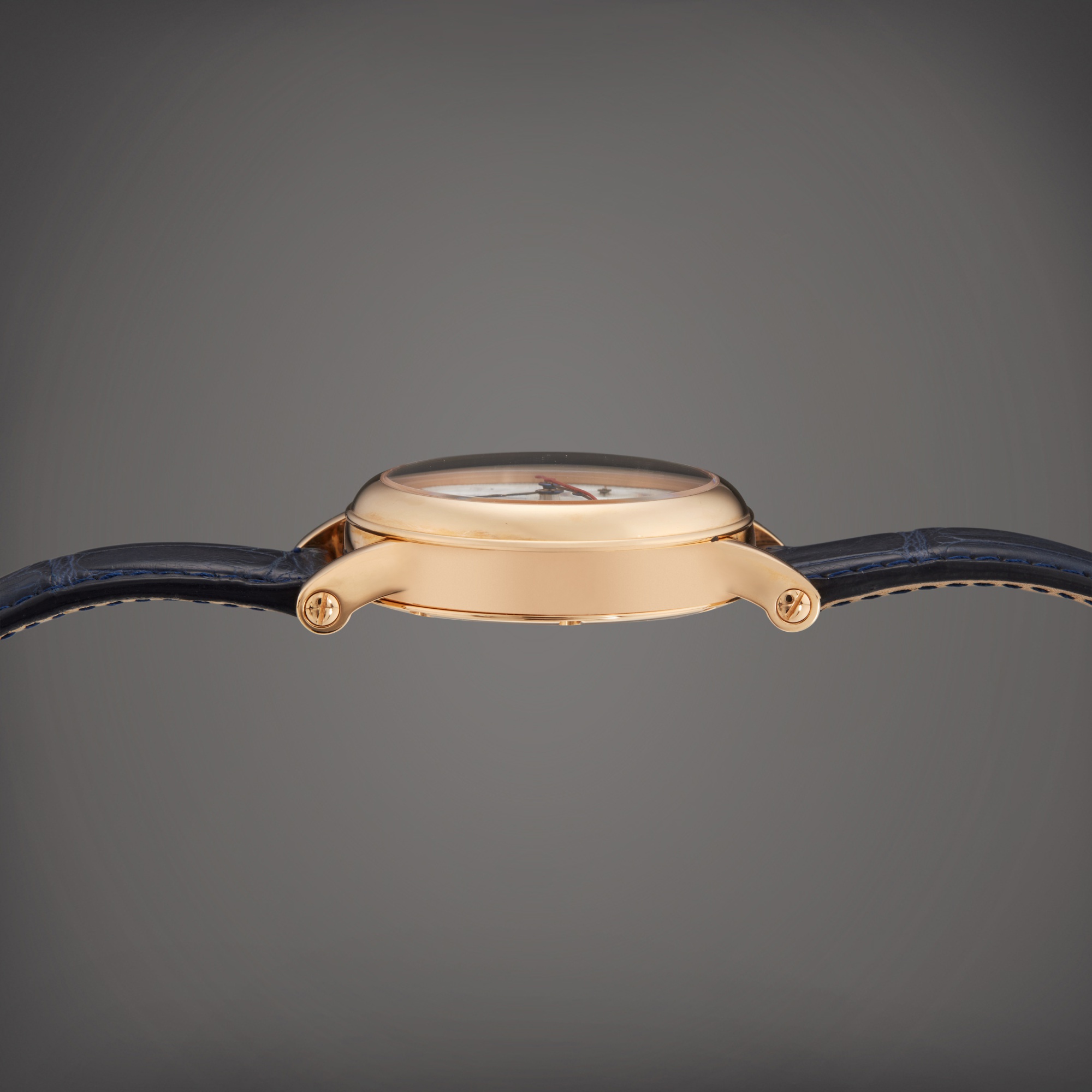 Planetarium 2000 | A pink gold automatic wristwatch with month, date ...