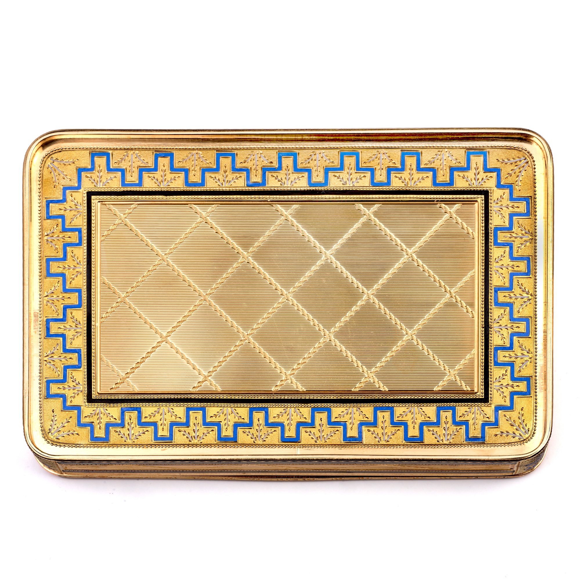 A gold and enamel snuff box, probably Geneva, circa 1805 | Fabergé ...