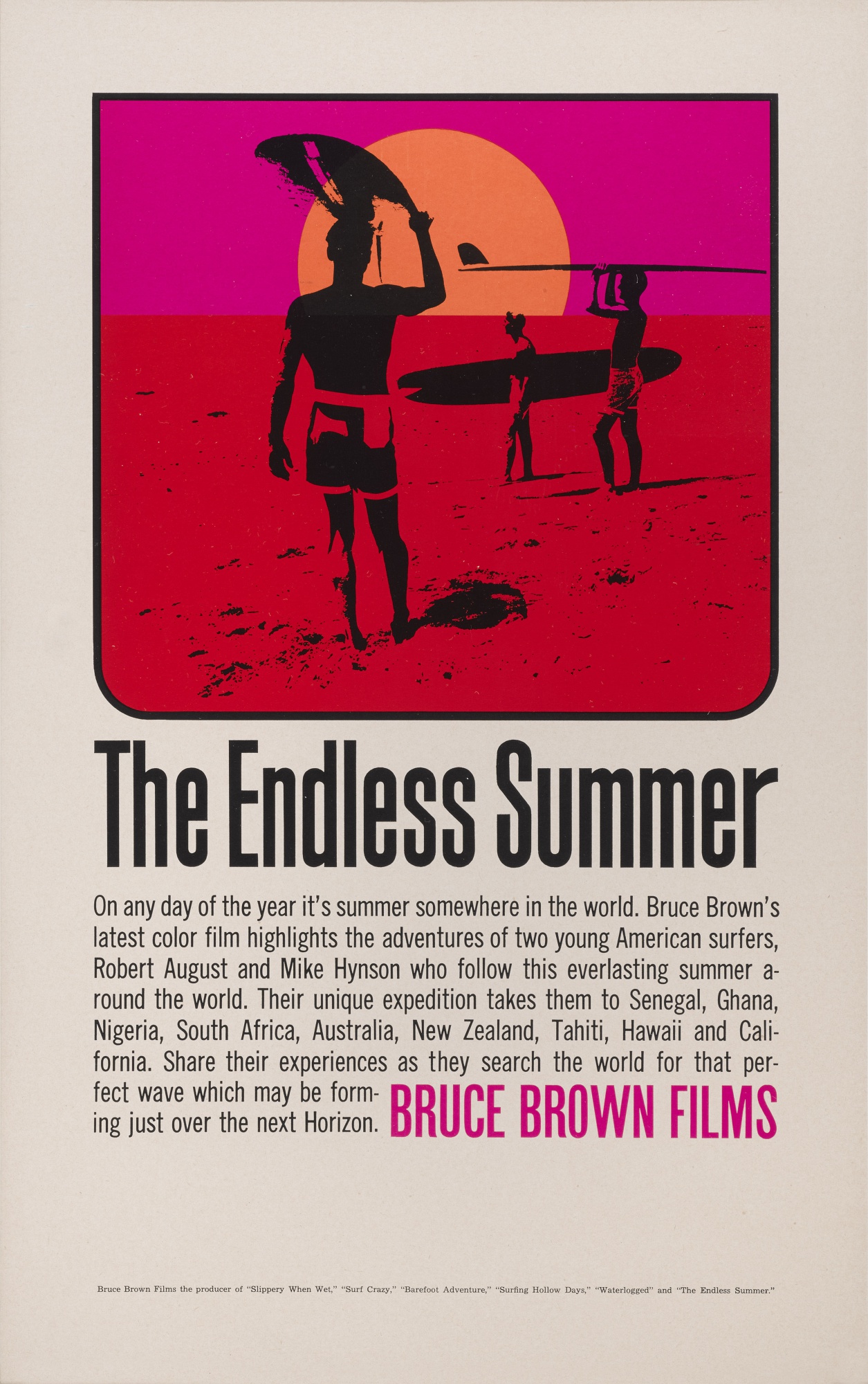 The Endless Summer (1966), poster, US | Original Film Posters | 2023 ...