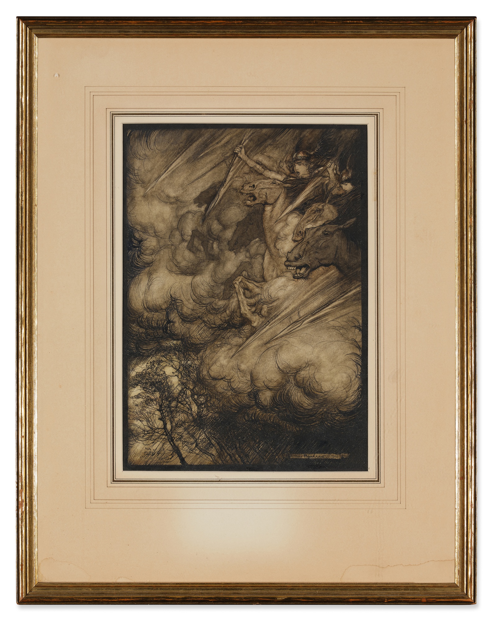 Rackham, Arthur — Richard Wagner | "The Ride of the Valkyries" | Fine ...