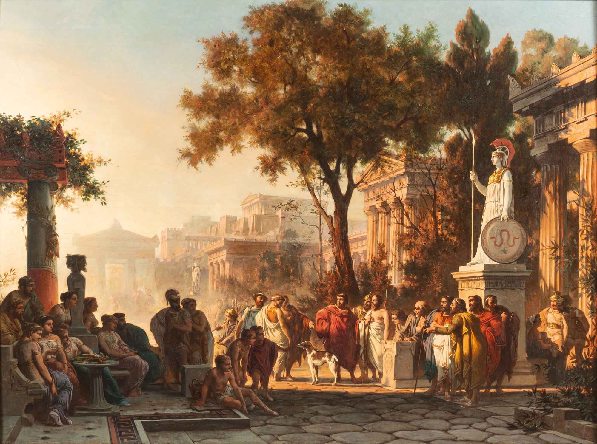 Alcibiades dog | Le chien d’Alcibiade | Tableaux et Dessins 1300–1900 ...