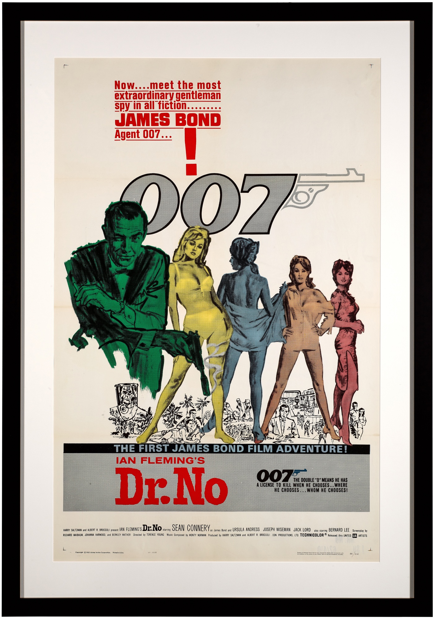 Dr. No (1962) Poster, First US release | James Bond on Bond Street | 2023 | Sotheby's