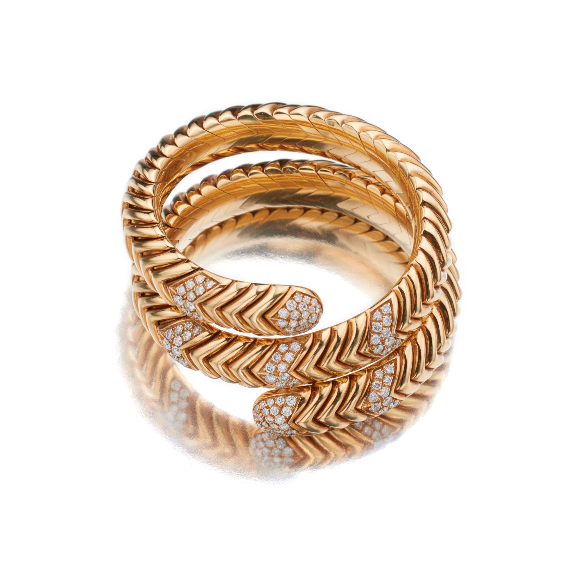 Gold and Diamond 'Spiga' Bracelet | Fine Jewels | 2022 | Sotheby's