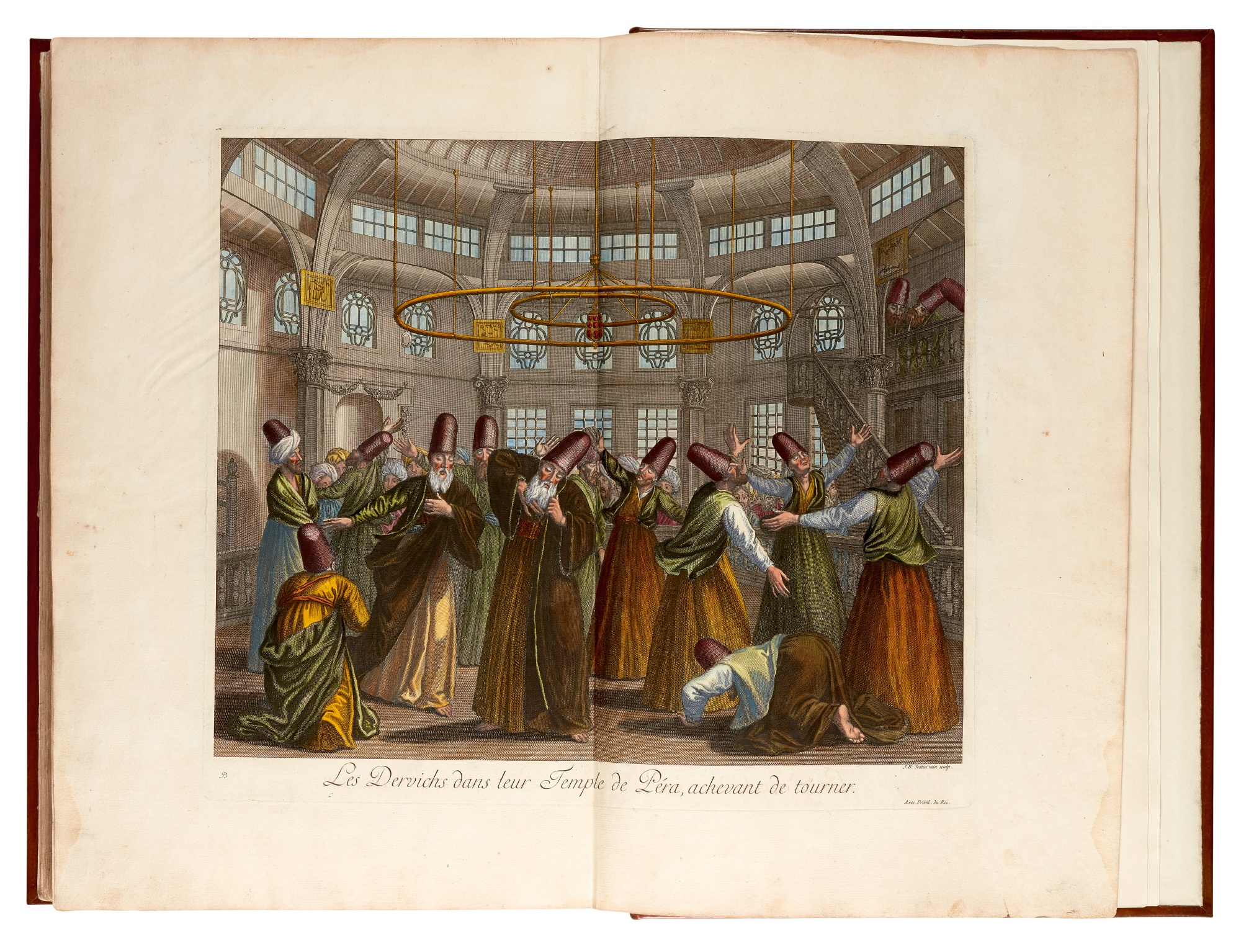 Le Hay and de Ferriol | Recueil de cent estampes, 1714, folio, mottled calf | Travel, Atlases ...