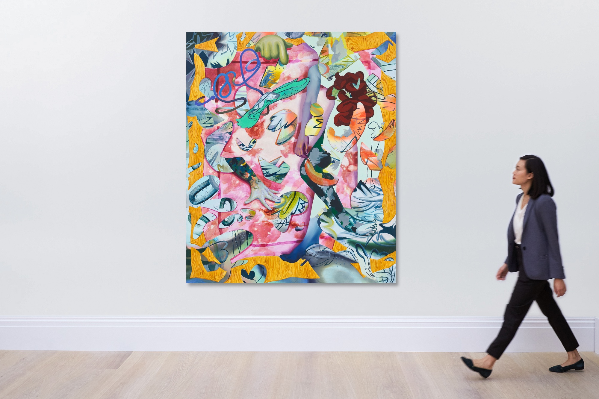 Sarah Slappey 莎拉 · 斯拉佩 | Pink Rug 粉紅地氈 | Contemporary Day Auction ...