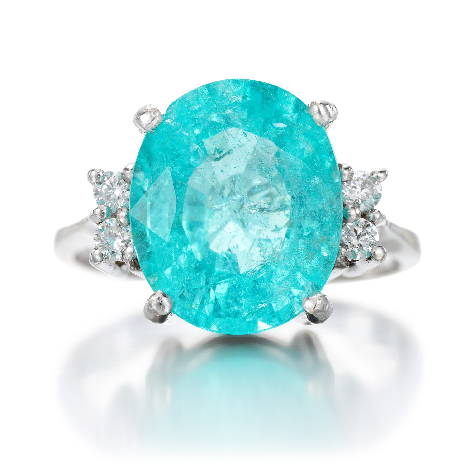 Paraïba tourmaline and diamond ring | Important Jewels | 2023 | Sotheby's