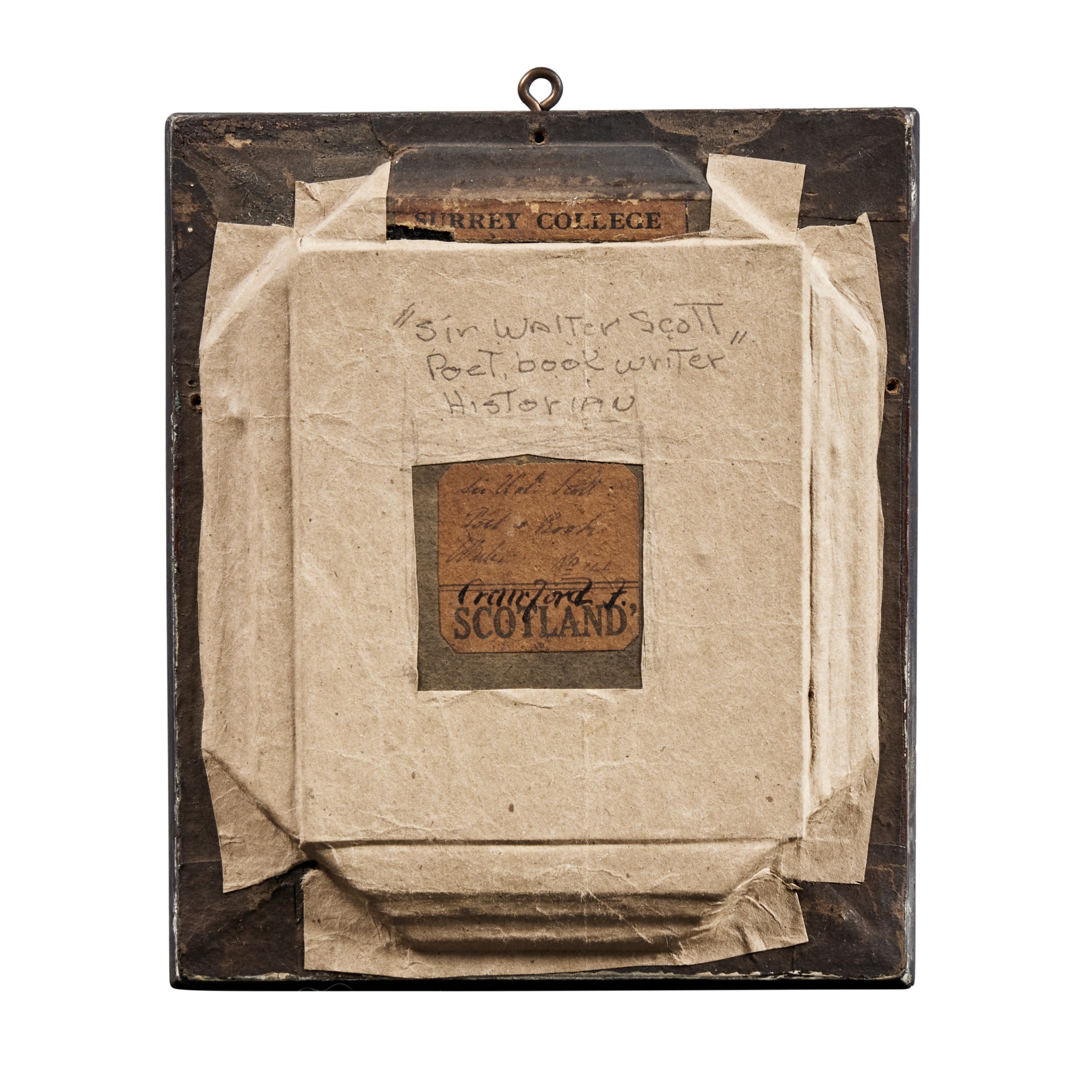 Five English Polychrome Waxwork Picture Portrait Busts, Late 18th ...