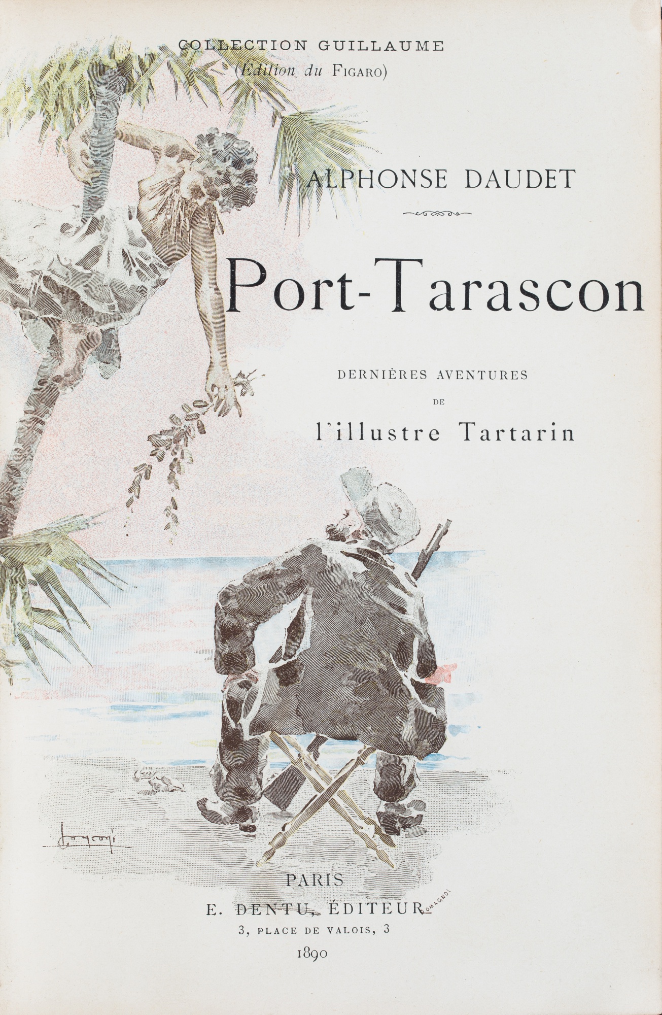 Port-Tarascon. 1890. Edition originale. Reliure japonisante signée de ...