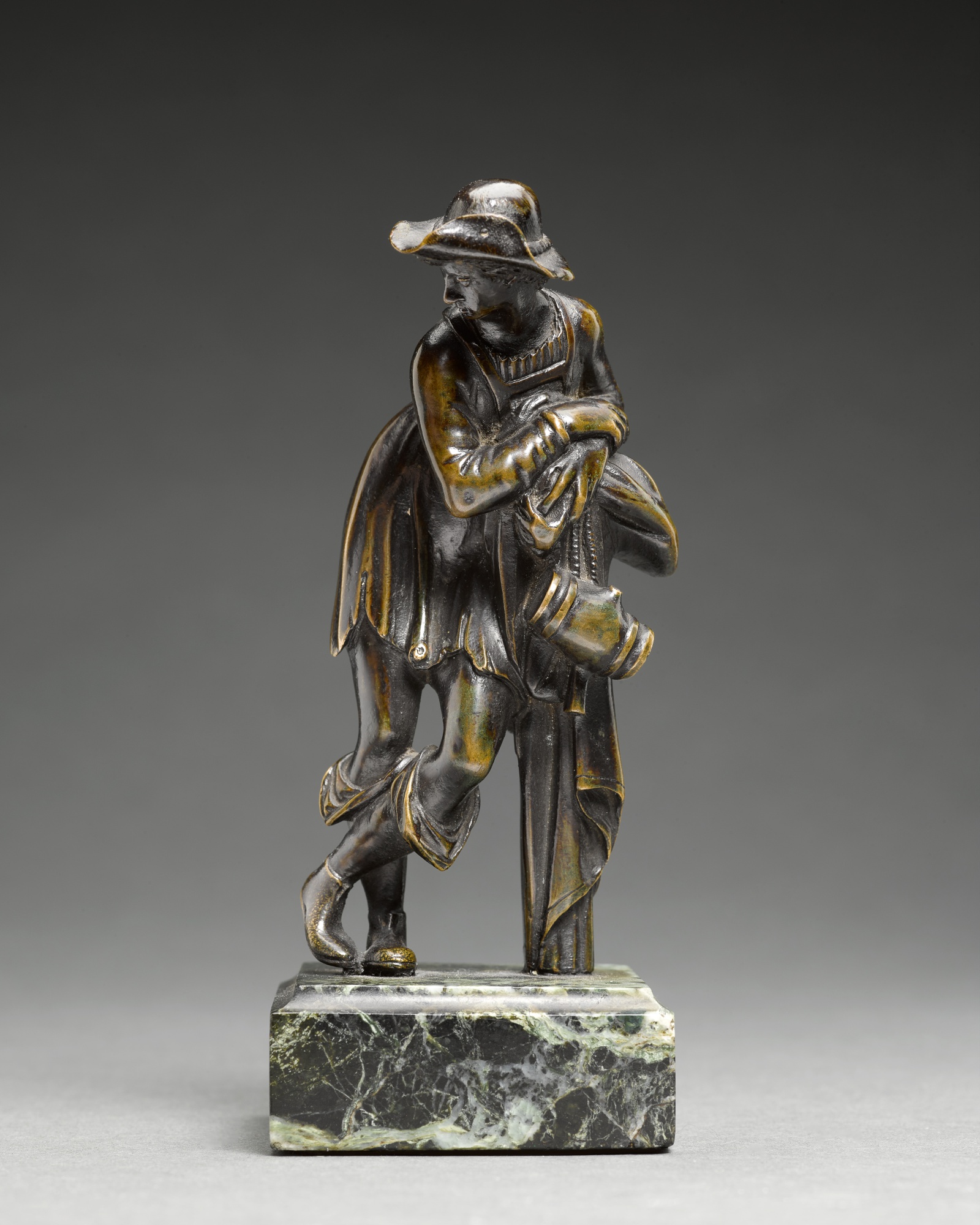 Peasant resting on his staff | Old Master Sculpture & Works of Art ...