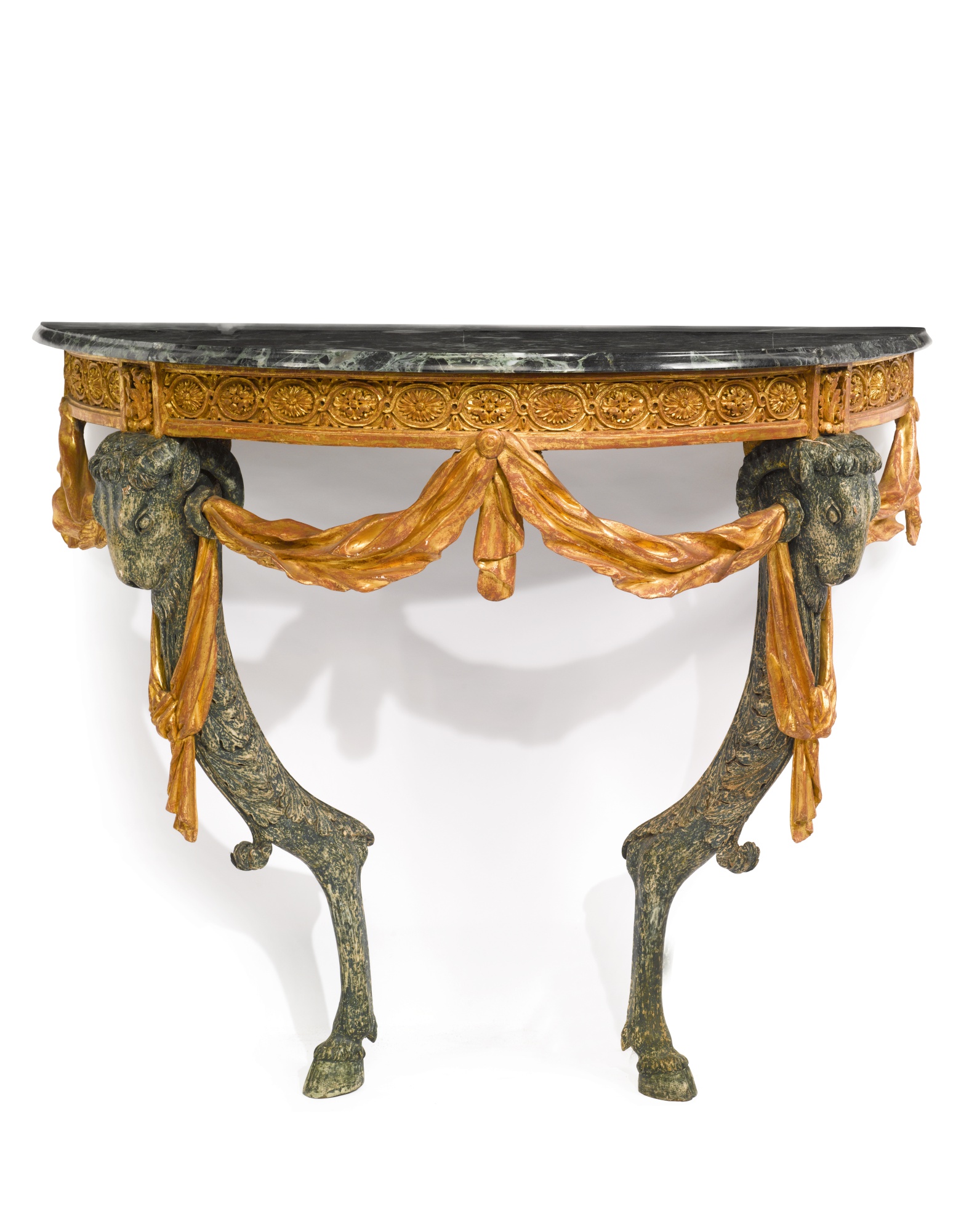 A George III Giltwood and Bronzed Console Table, Circa 1775 | Hyde Park Antiques: Past, Present ...