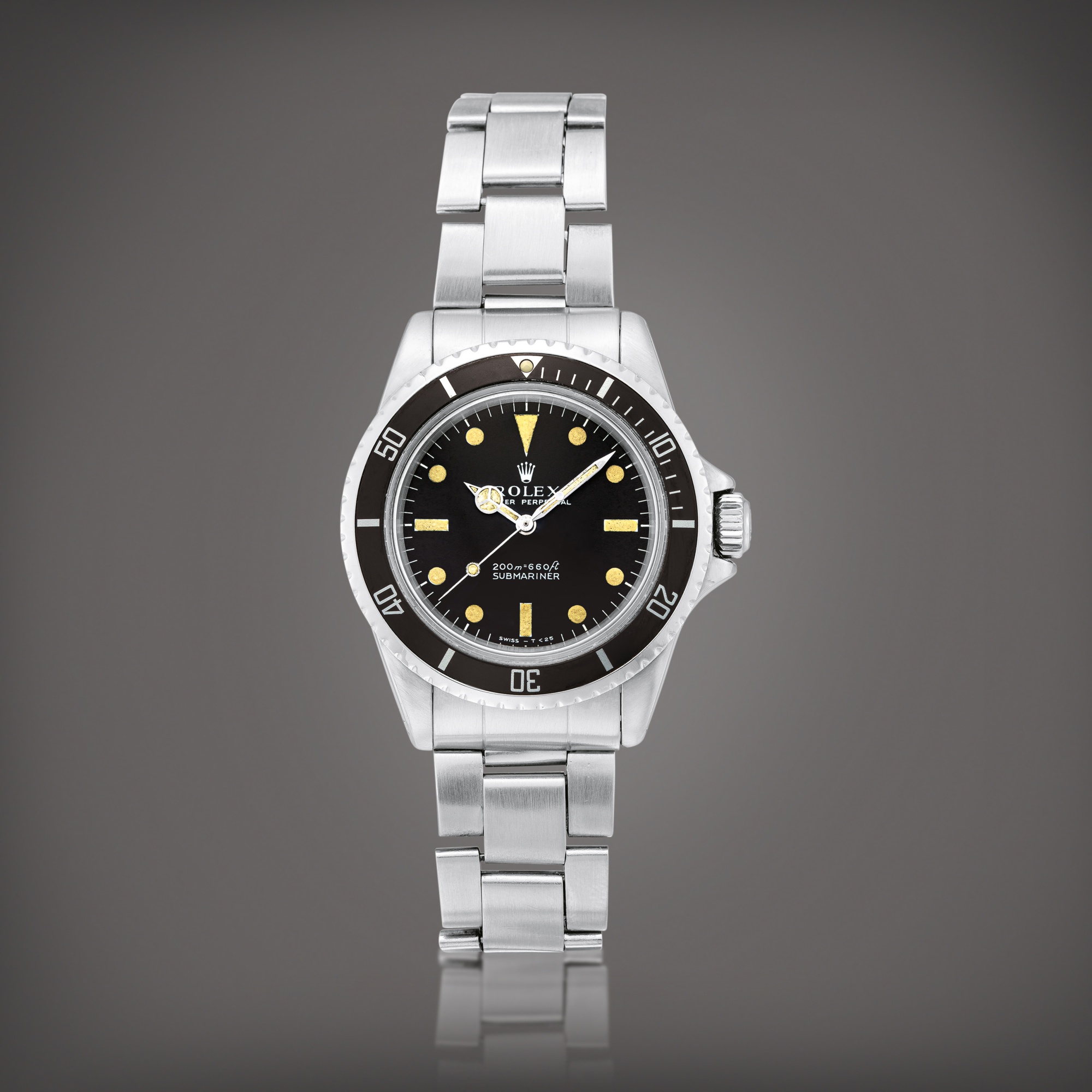Submariner, Reference 5513 | A stainless steel wristwatch with bracelet ...