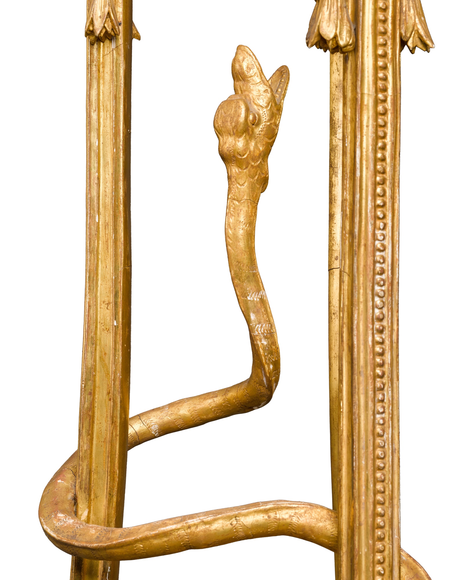 A pair of George III carved giltwood torcheres by Mayhew and Ince, 1772 ...