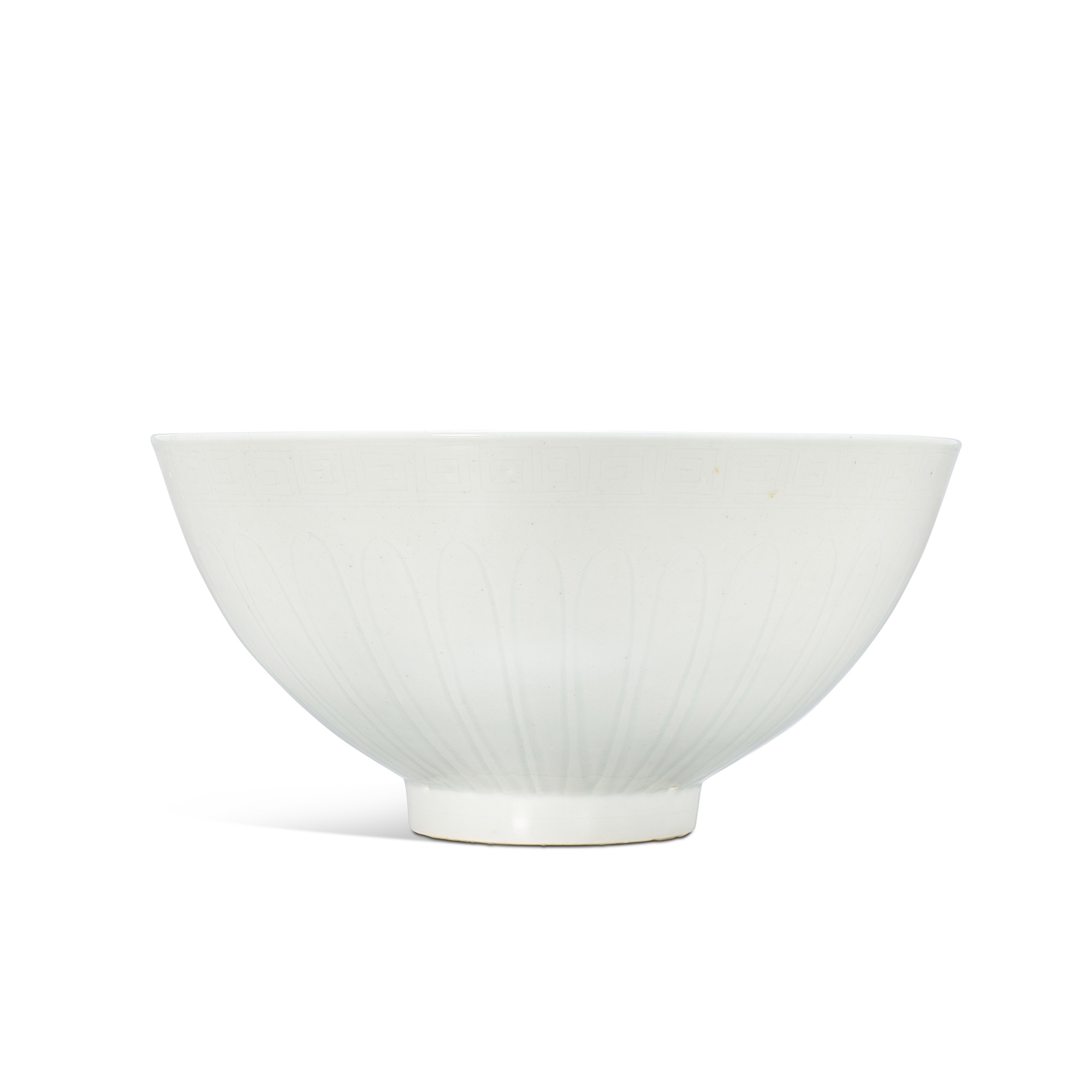 A fine incised and anhua-decorated 'sweet-white' 'lianzi' bowl, Ming ...